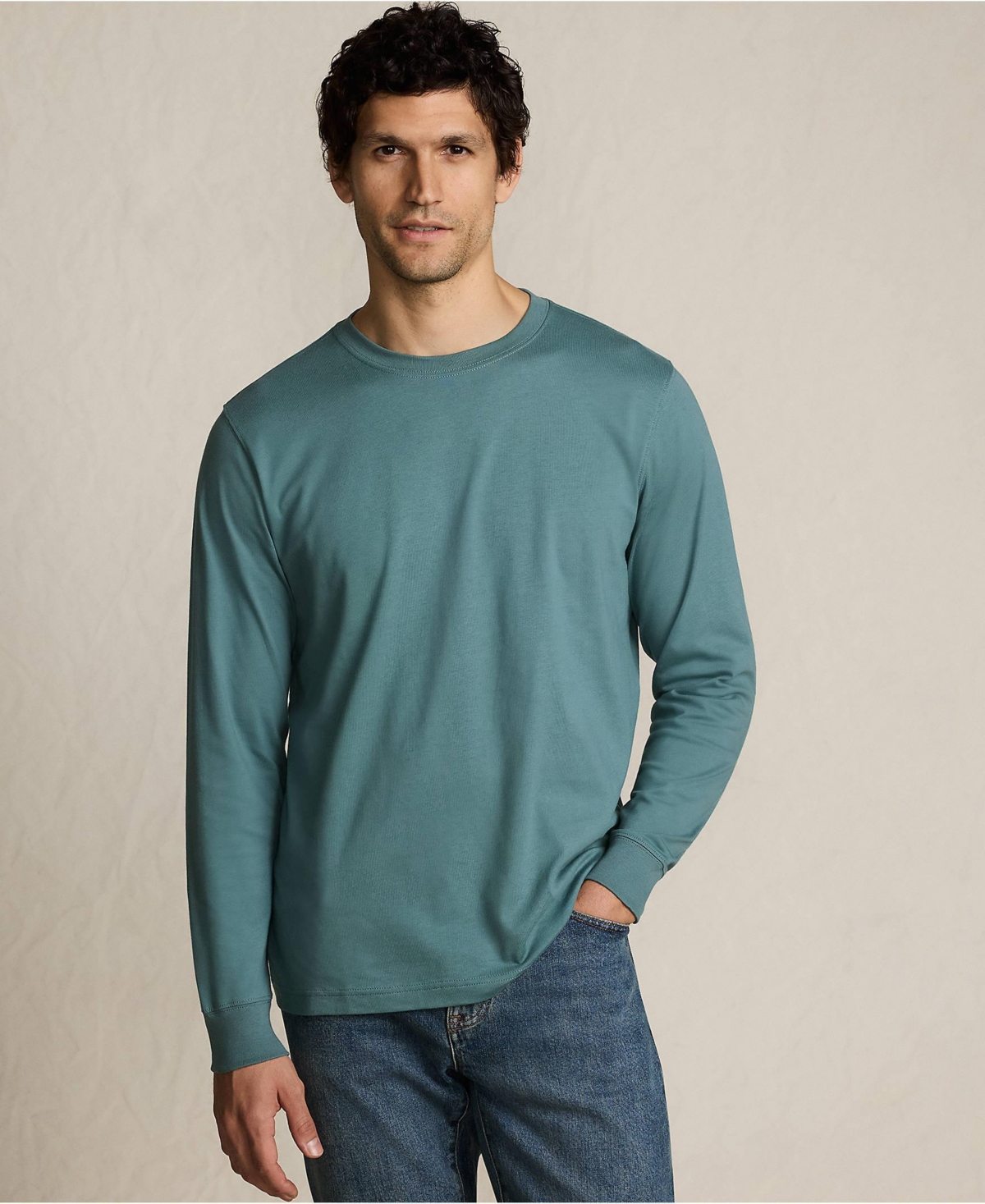 Click here for Lands End Mens Tall Super-t Long Sleeve Henley Shi... prices