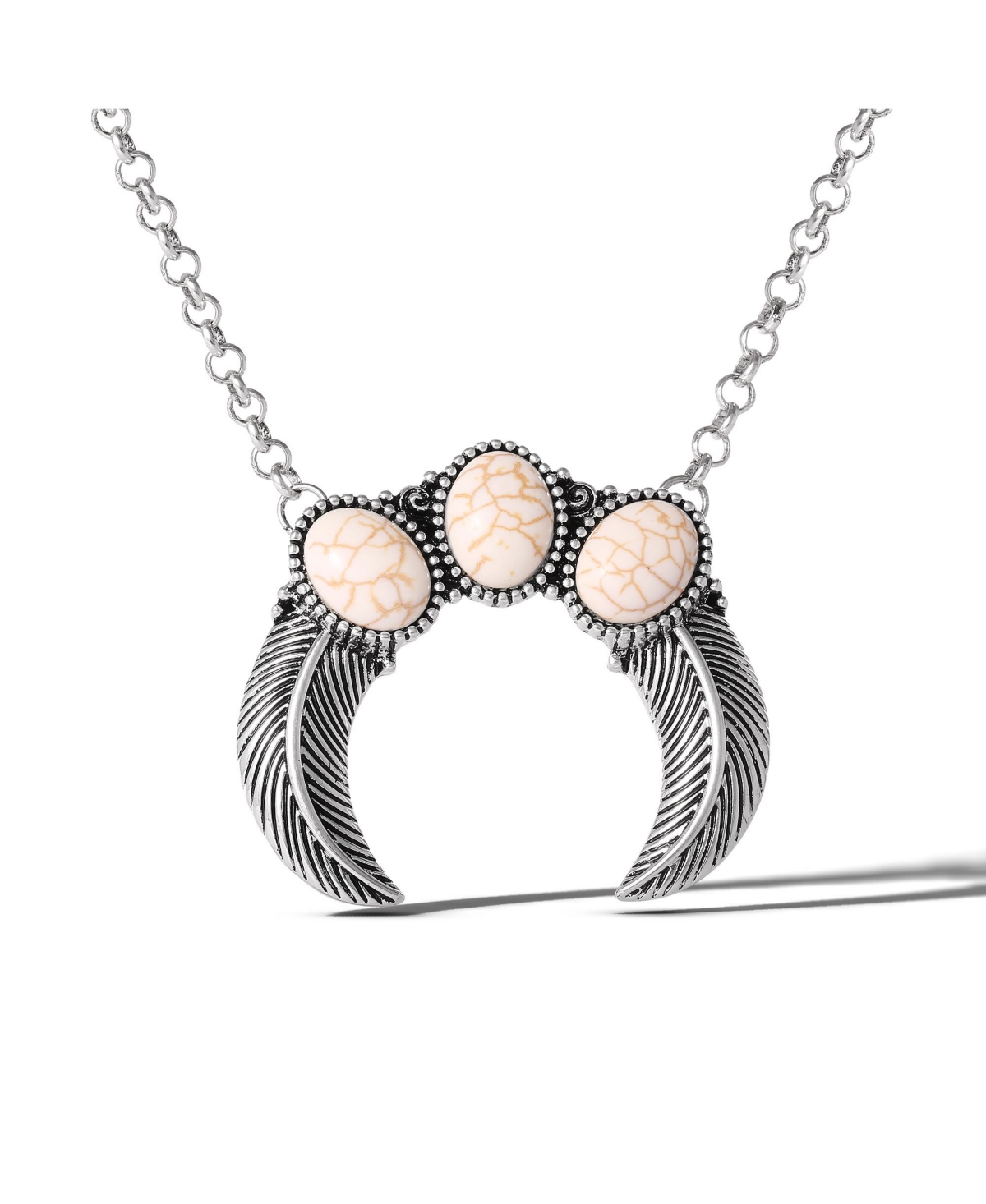 Click here for Jessica Simpson Ox Silver Western Necklace - Silve... prices