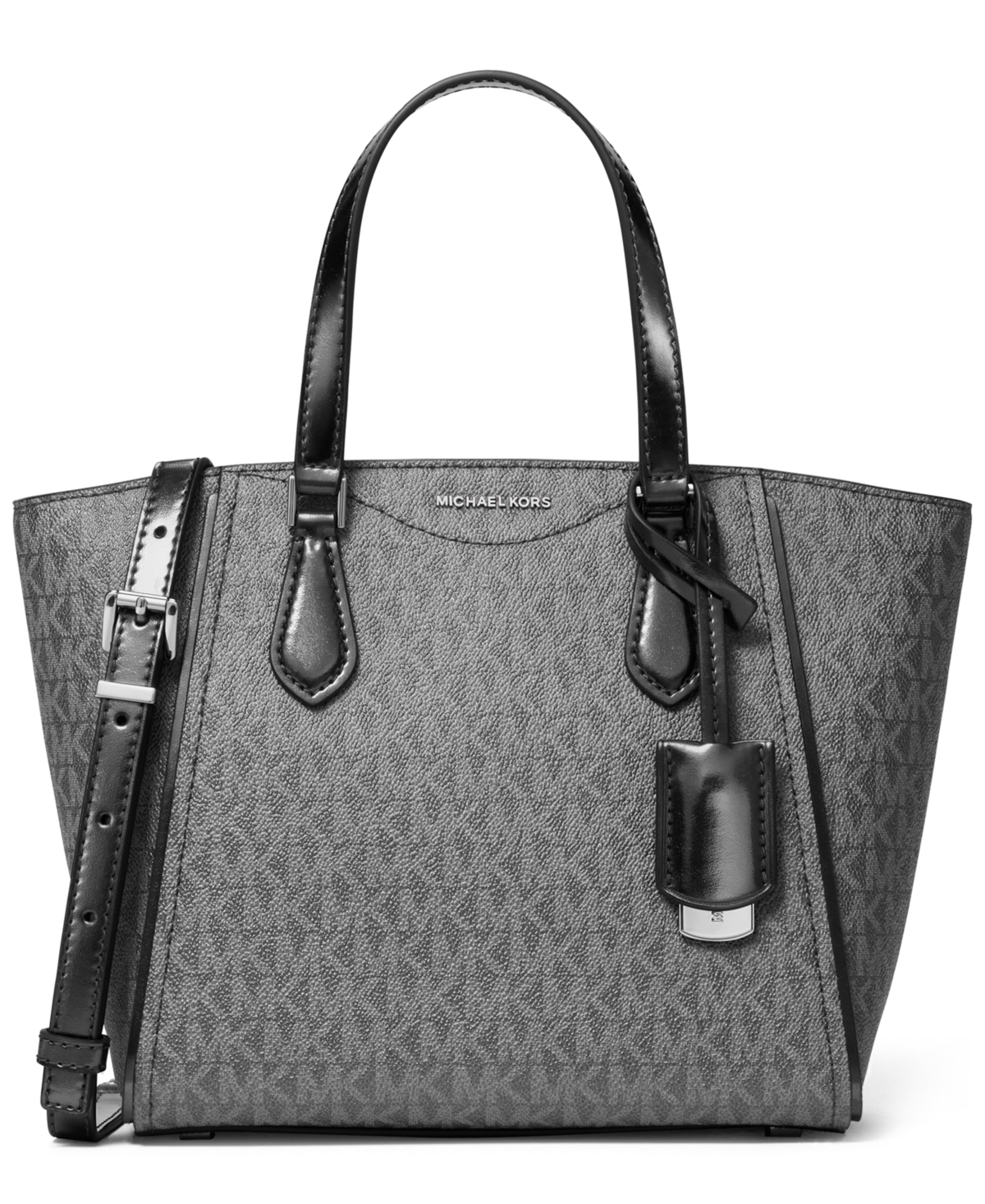 Michael Kors Taryn Small Convertible Top Zip Tote Crossbody - Black