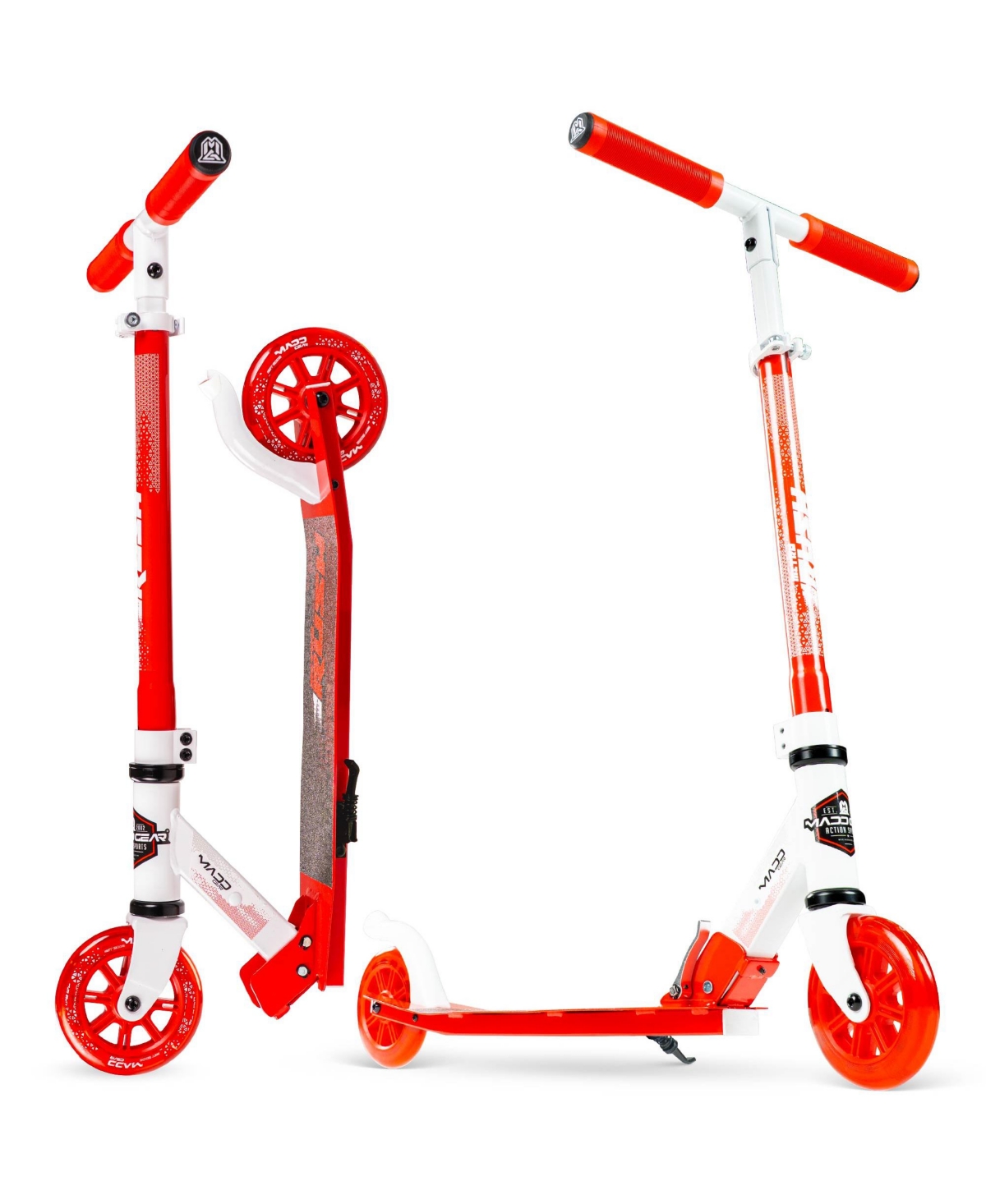 Click here for Folding Kick Scooter with Lights - Madd Gear Rush... prices