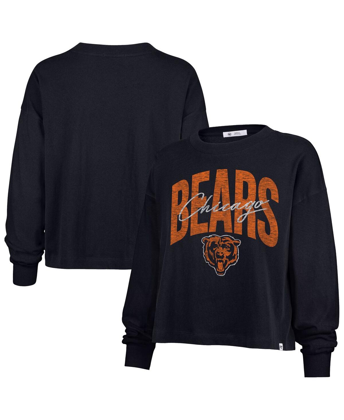 Click here for 47 Brand Womens Navy Chicago Bears Muse Sydney Lon... prices
