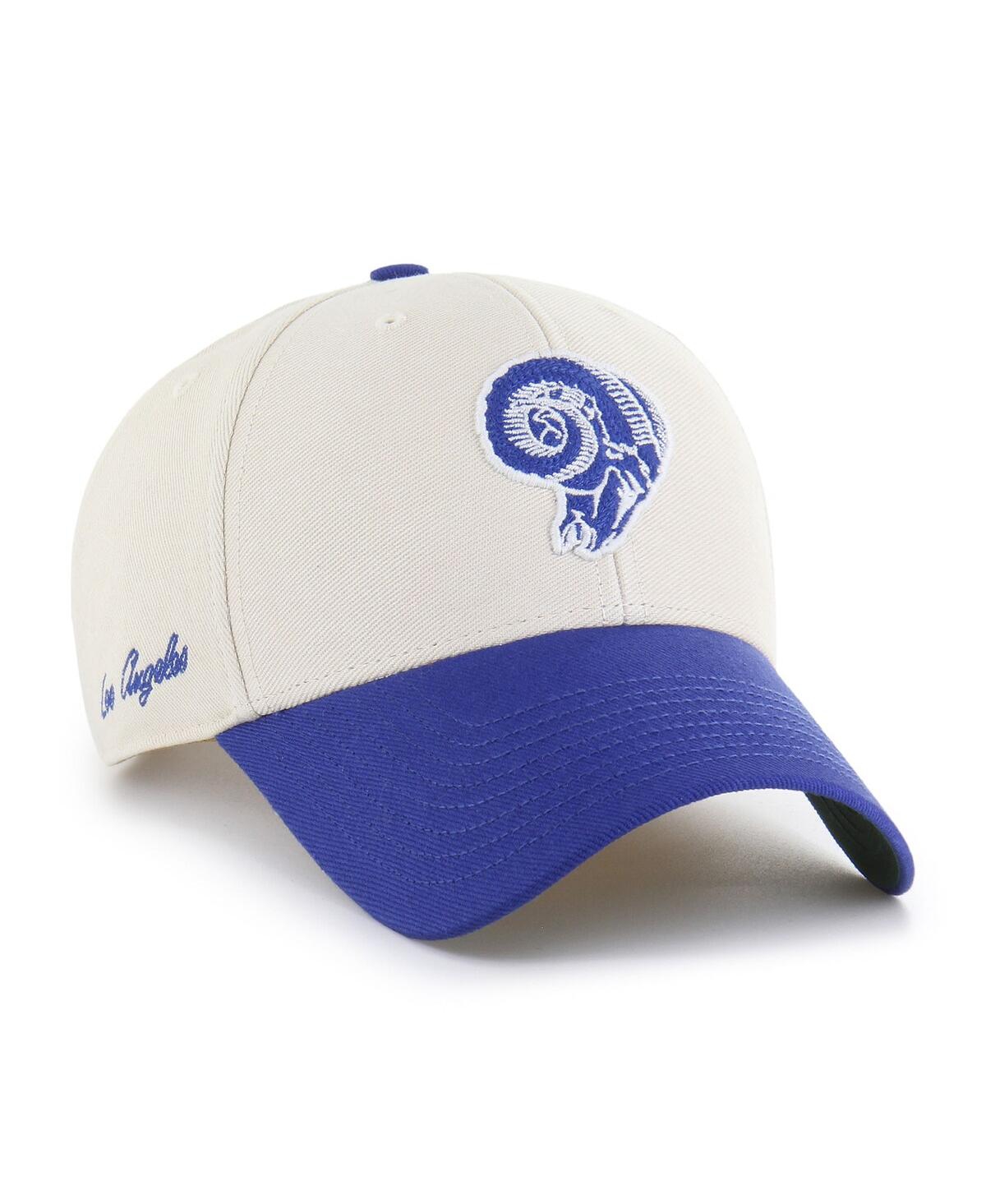 Click here for 47 Brand Mens Cream/Royal Los Angeles Rams Fairfie... prices