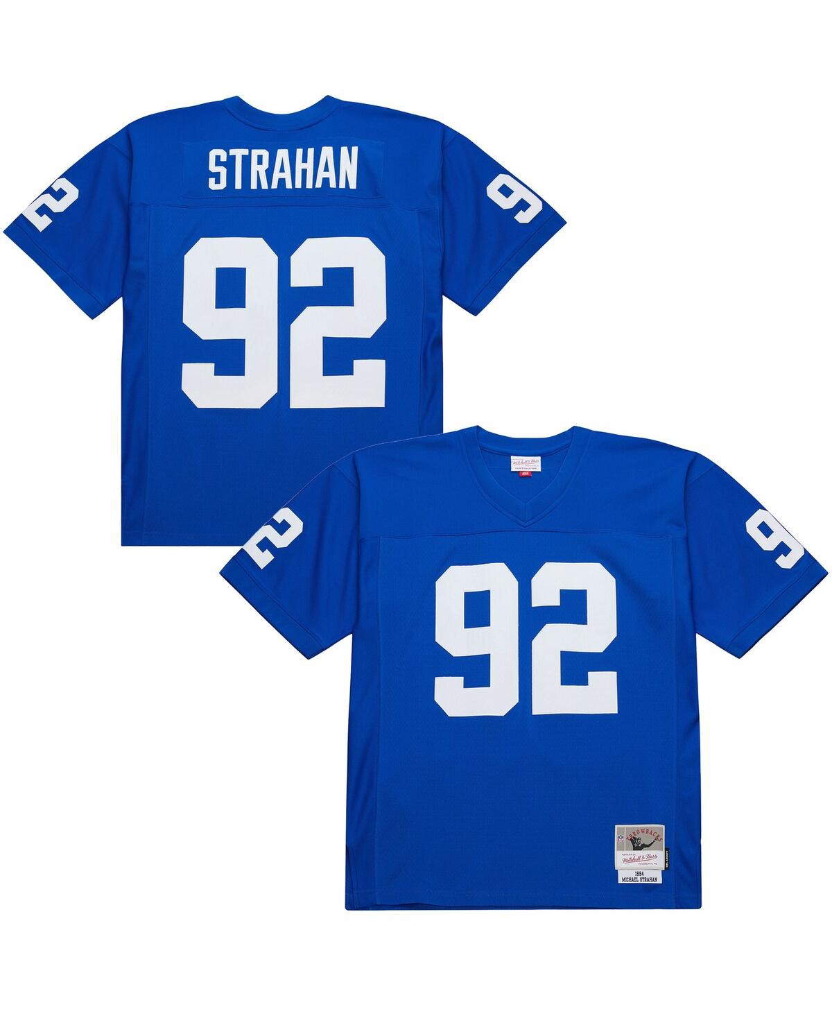 Click here for Mitchell Ness Mens Michael Strahan Royal New York... prices