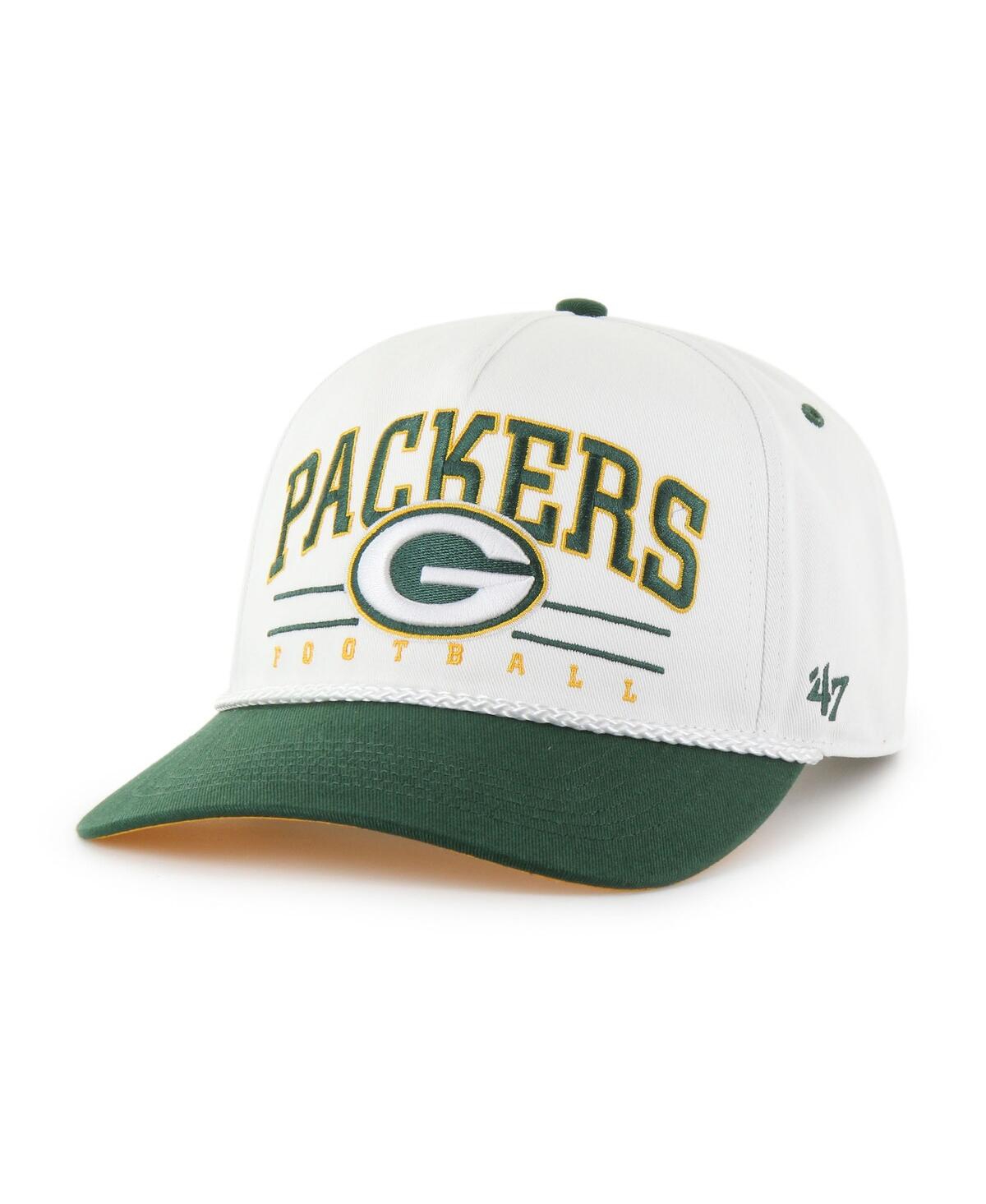 Click here for 47 Brand Mens White/Green Bay Packers Roscoe Two-T... prices