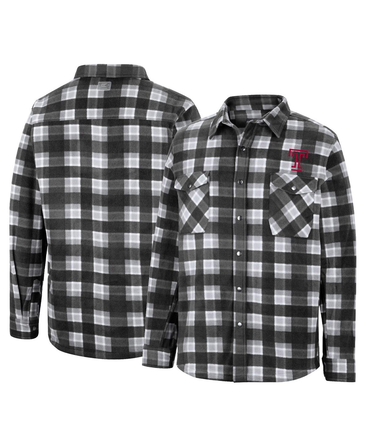 Click here for Colosseum Mens Black Temple Owls Ellis Full-Snap J... prices