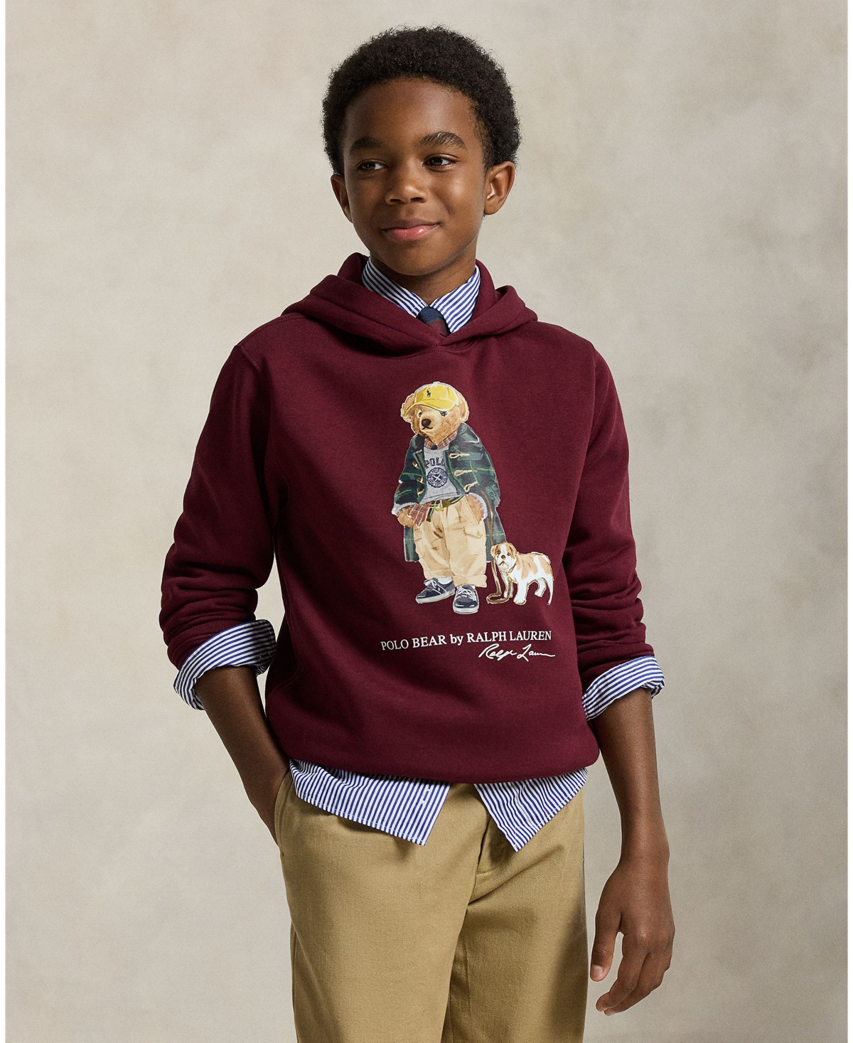 Click here for Polo Ralph Lauren Big Boys Polo Bear Fleece Hoodie... prices