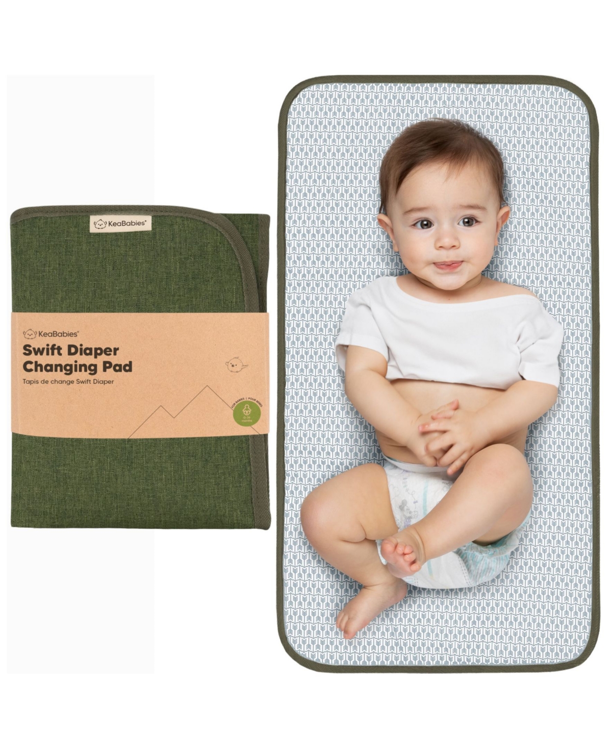 Click here for KeaBabies Swift Diaper Changing Pad  Portable Wate... prices