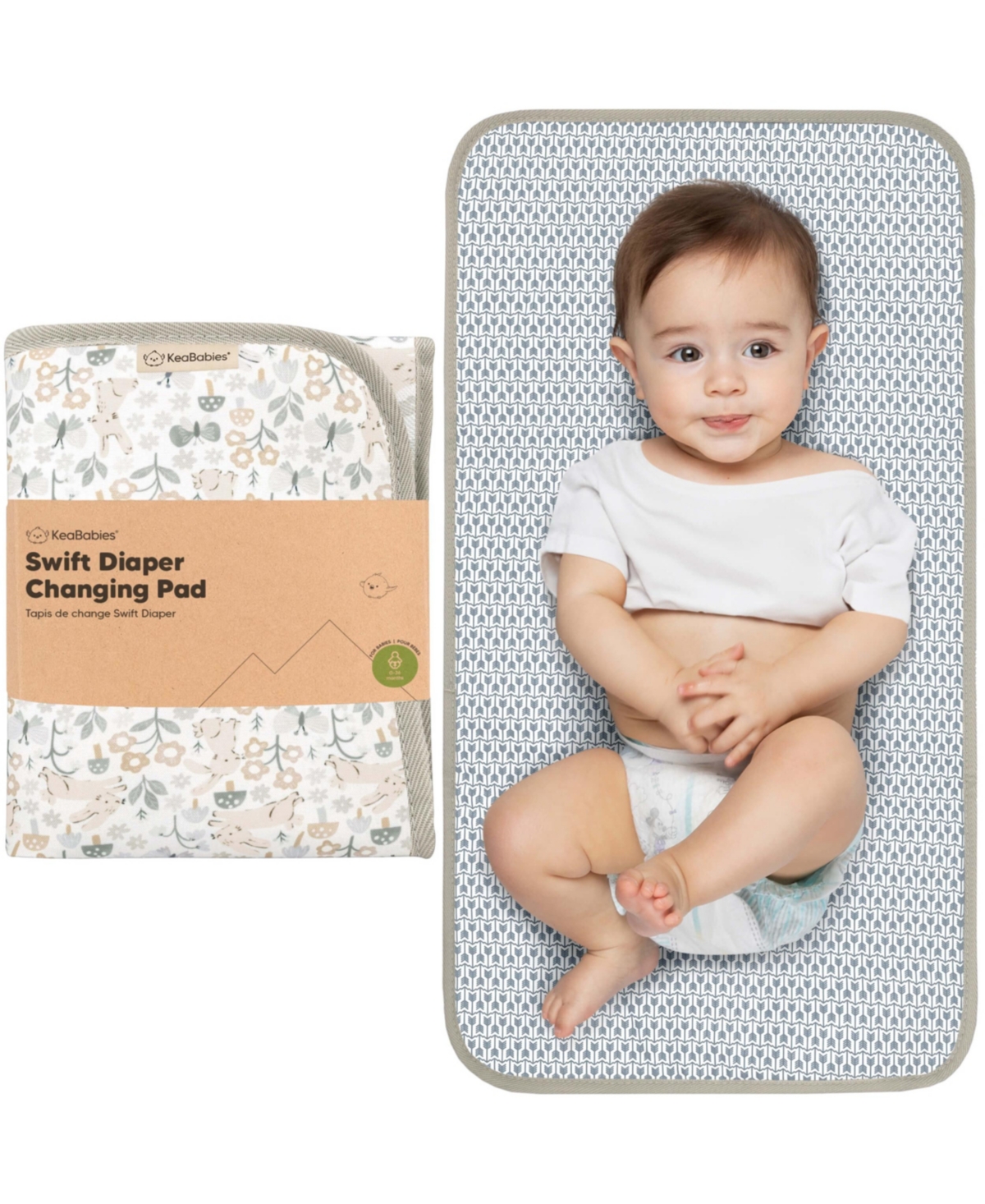 Click here for KeaBabies Swift Diaper Changing Pad  Portable Wate... prices