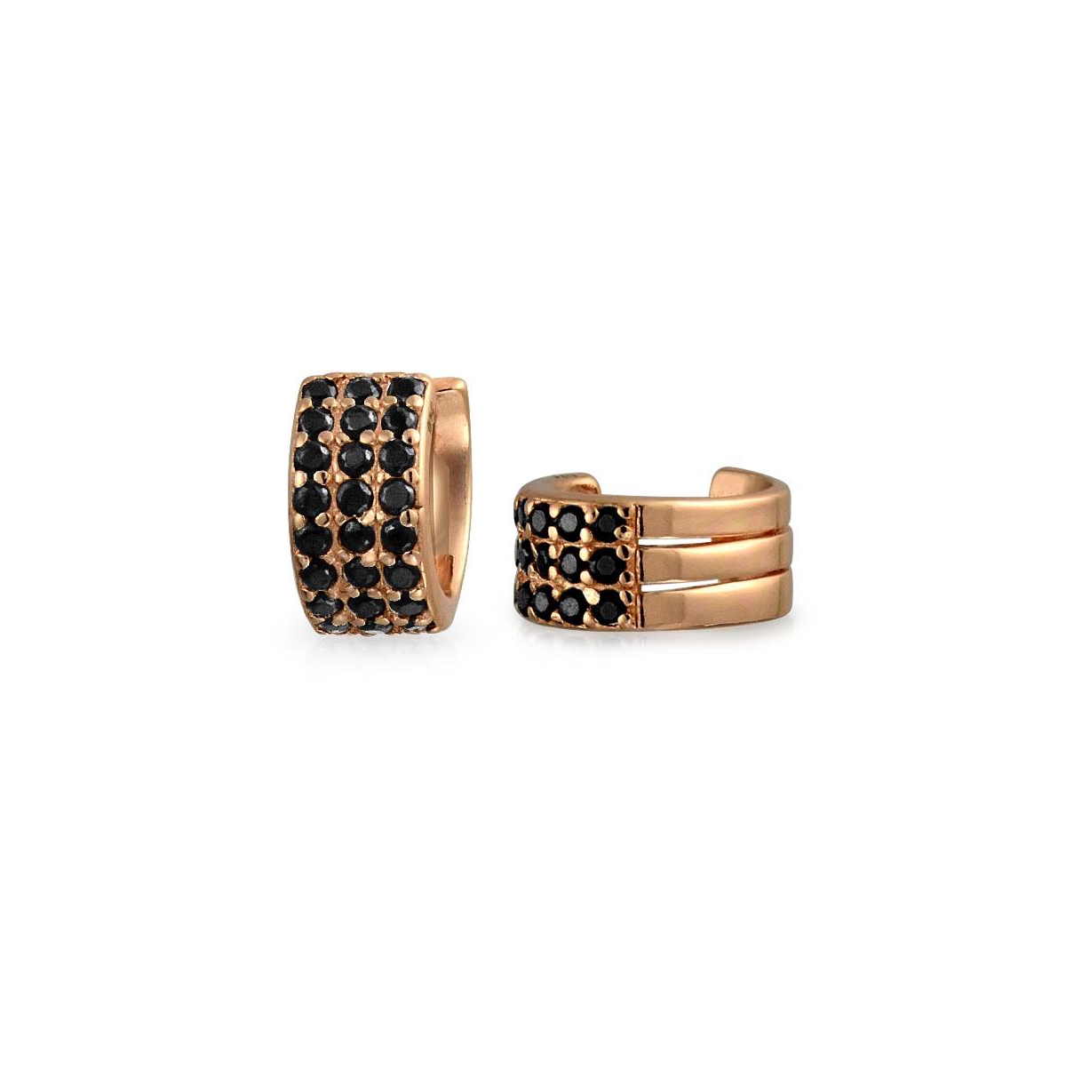 Click here for Bling Jewelry Two Tone Black Cubic Zirconia Pave C... prices