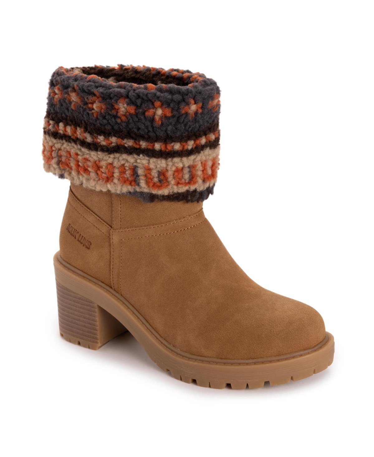 Click here for Muk Luks Womens Londyn Boot - Dark tan prices