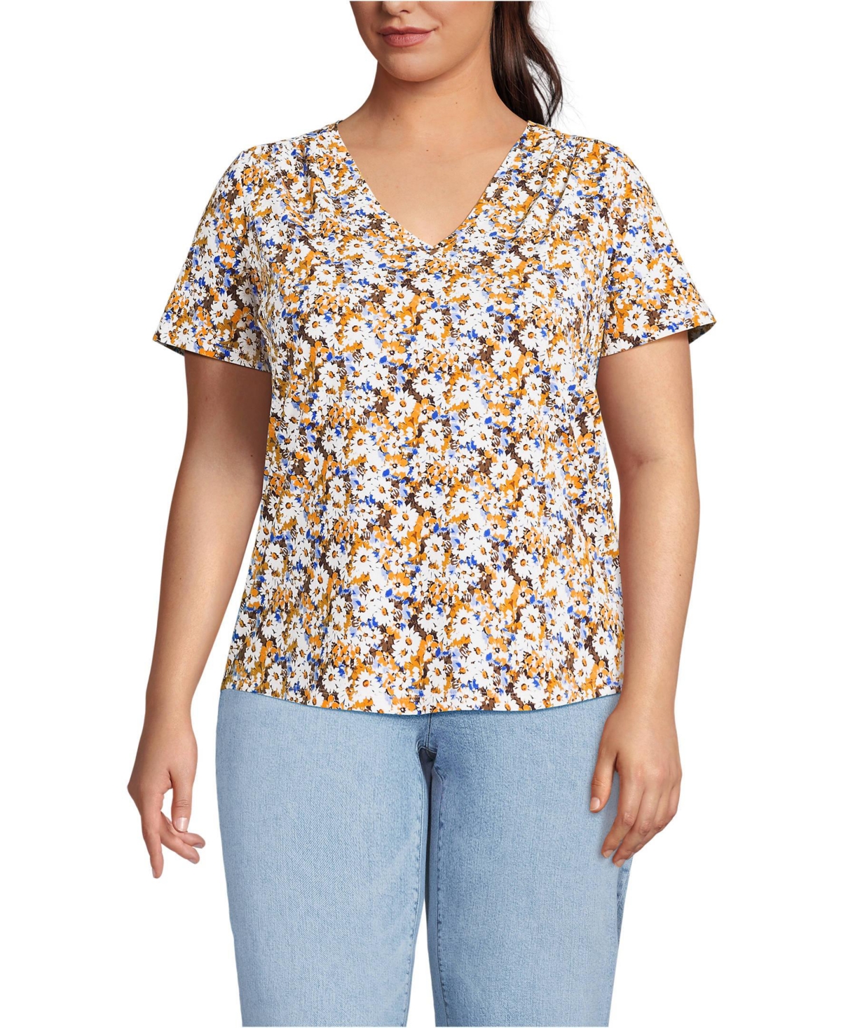 Click here for Lands End Womens Plus Size Short Sleeve Lightweigh... prices