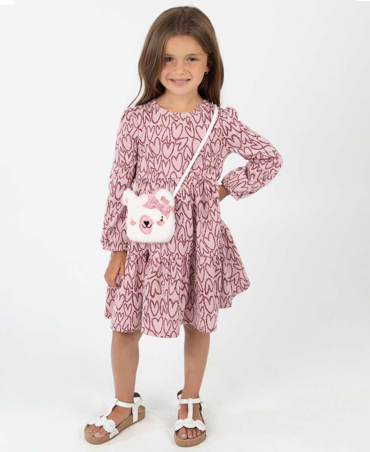 Click here for Rare Editions Girls 2-Piece Heart Dress and Purse... prices