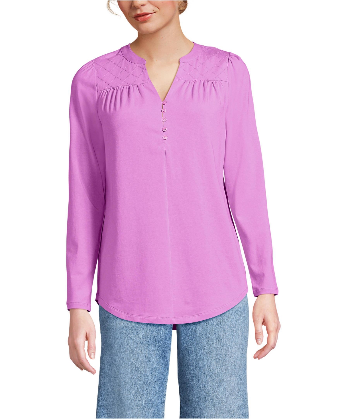 Click here for Lands End Womens Long Sleeve Lightweight Jersey No... prices