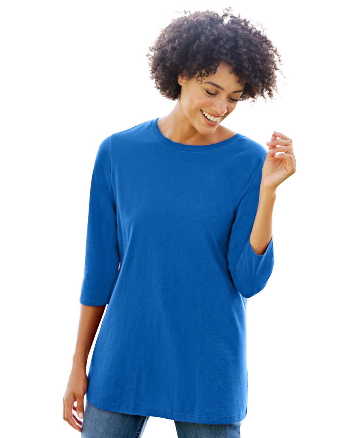 Click here for Woman Within Plus Size Within Perfect Three-Quarte... prices