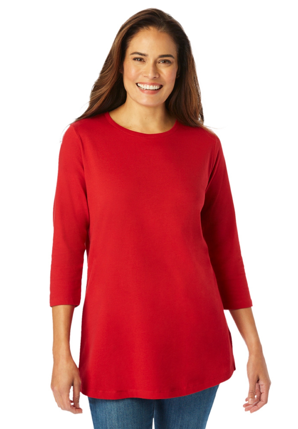 Click here for Woman Within Plus Size Within Perfect Three-Quarte... prices