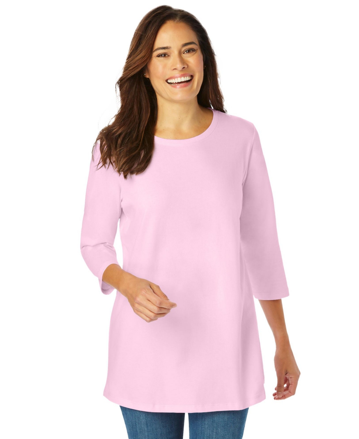 Click here for Woman Within Plus Size Within Perfect Three-Quarte... prices