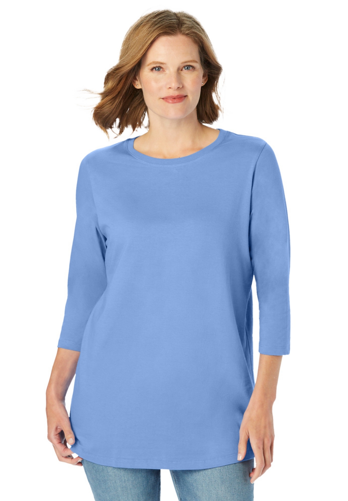 Click here for Woman Within Plus Size Within Perfect Three-Quarte... prices