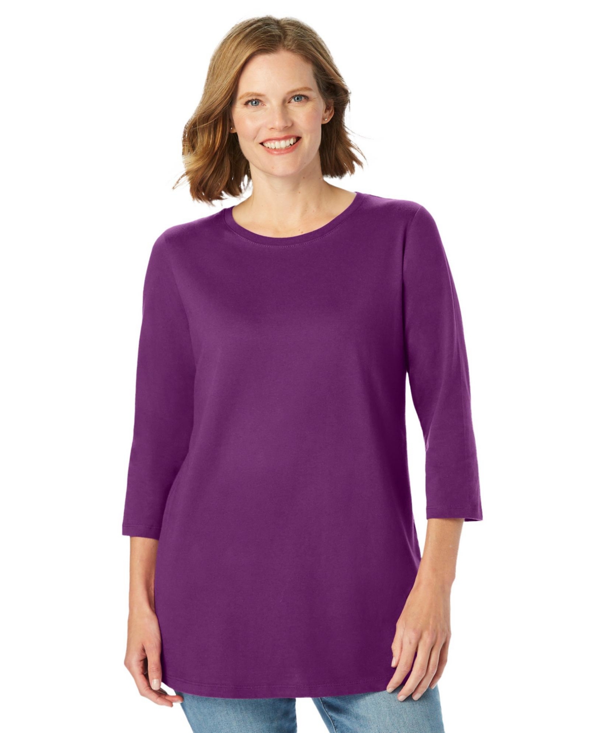 Click here for Woman Within Plus Size Within Perfect Three-Quarte... prices