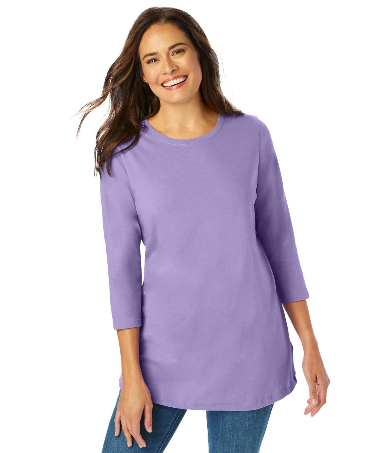 Click here for Woman Within Plus Size Within Perfect Three-Quarte... prices