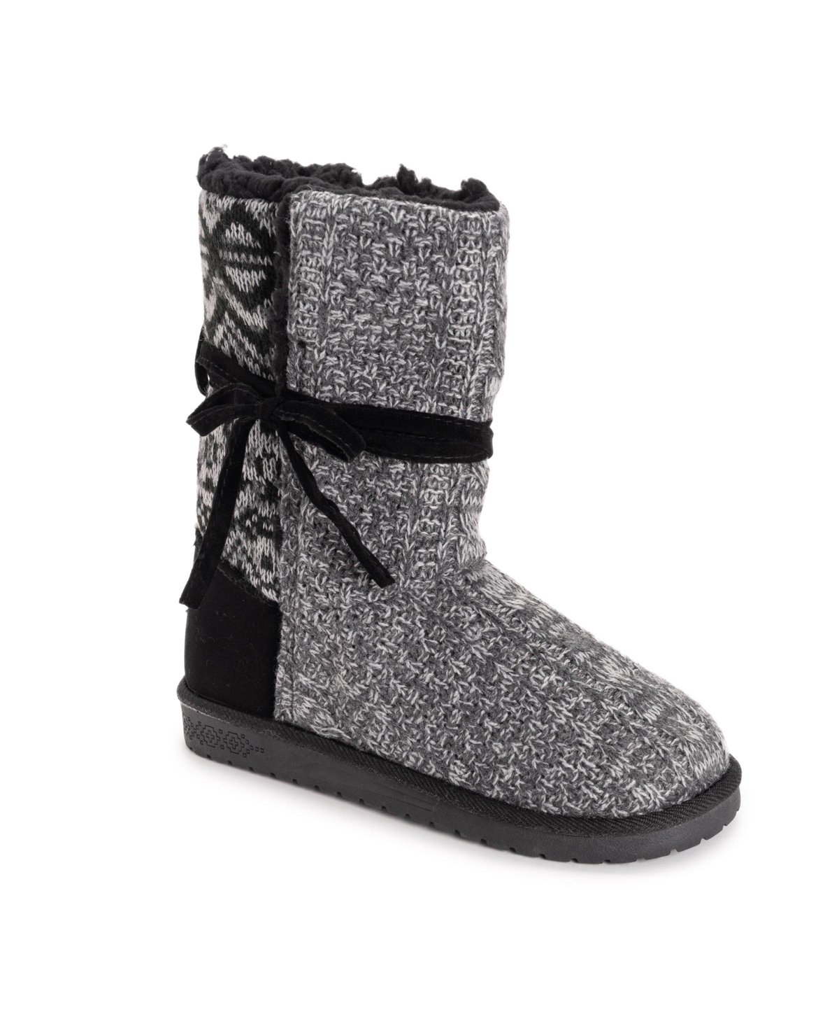 Click here for Muk Luks Womens Clementine Boot - Dark grey heathe... prices