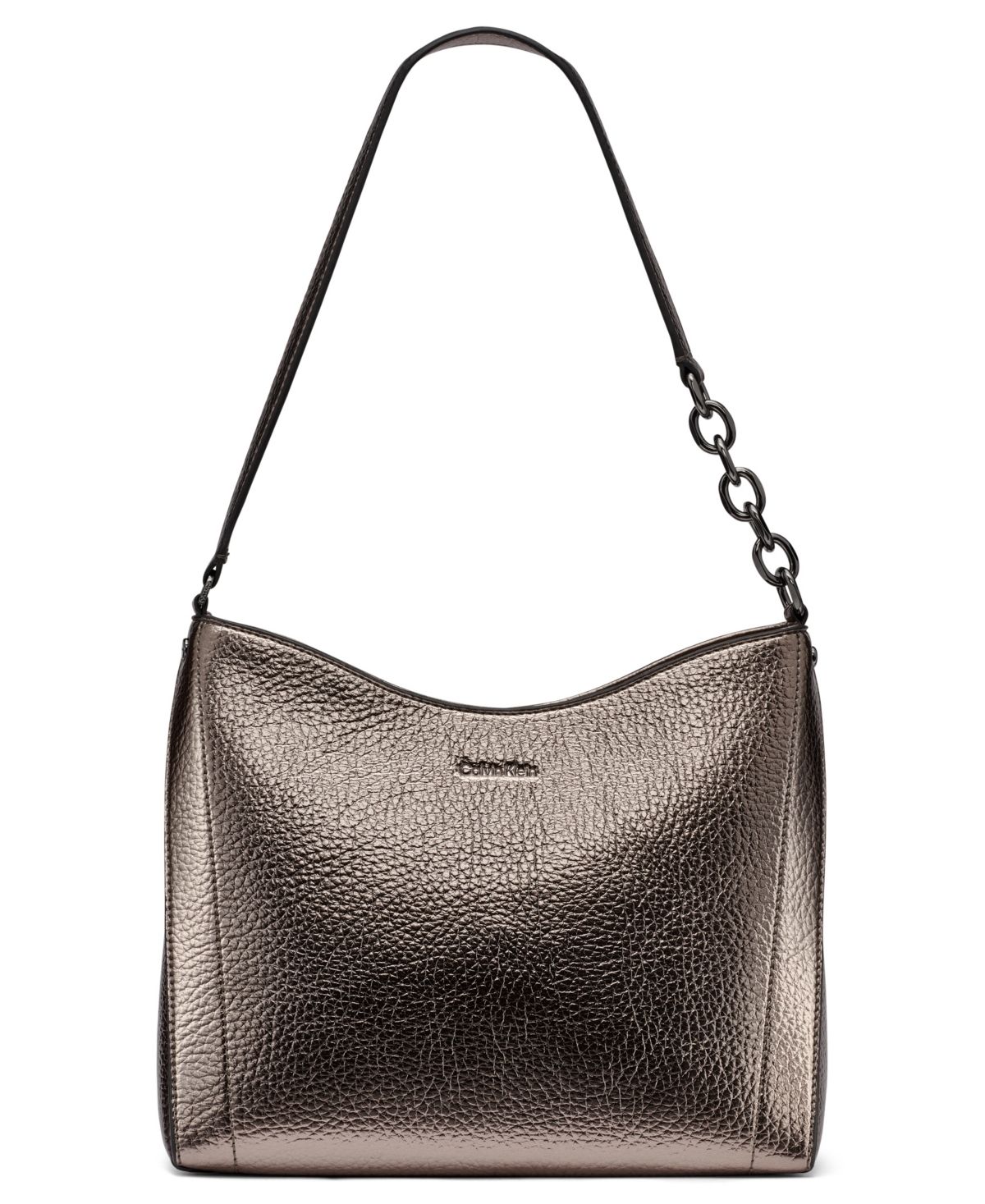 Click here for Calvin Klein Womens Nova Top Zipper Chain Shoulder... prices