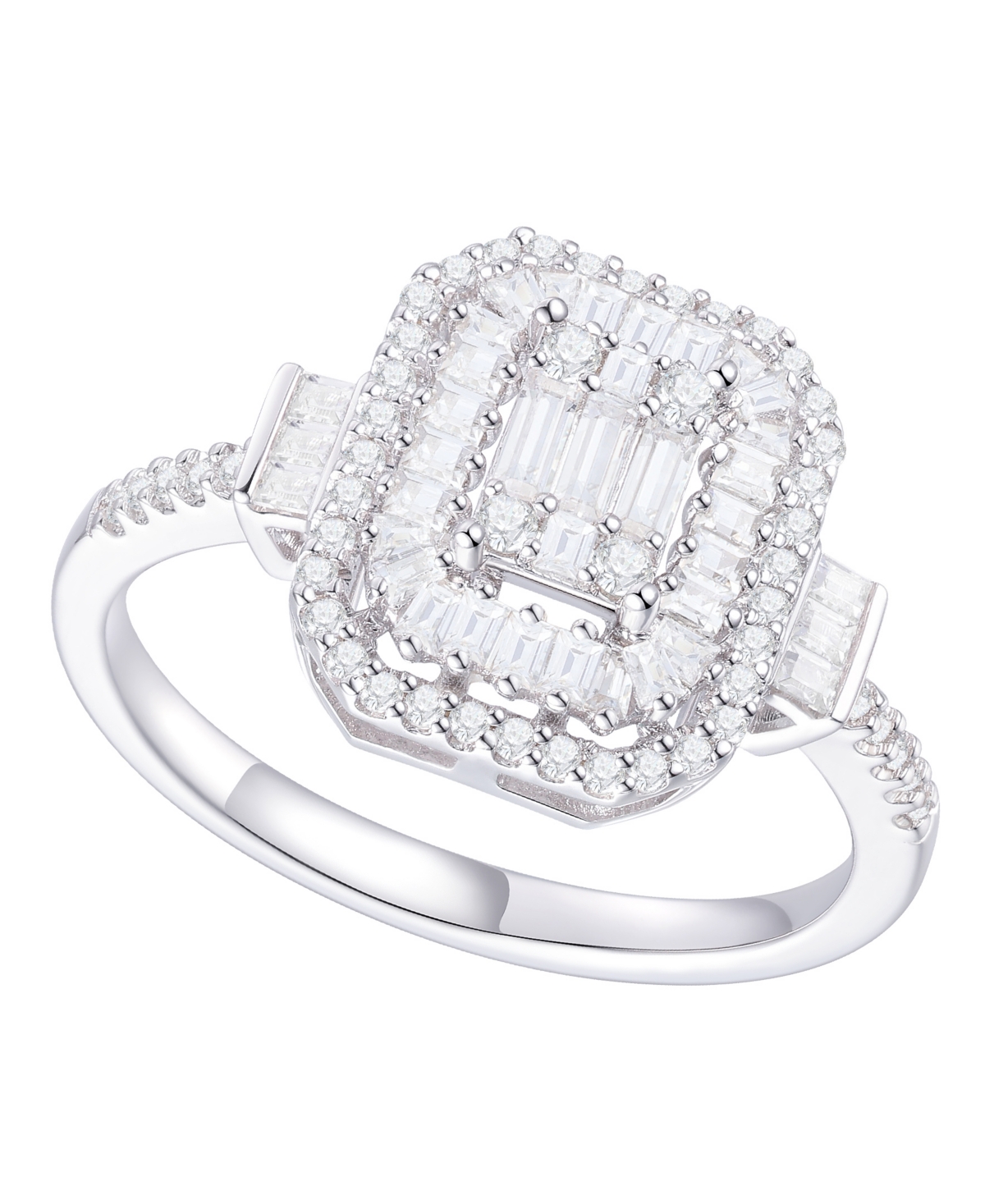 Click here for Diamond Baguette & Round Ring (1/2 ct. t.w.) in 14... prices