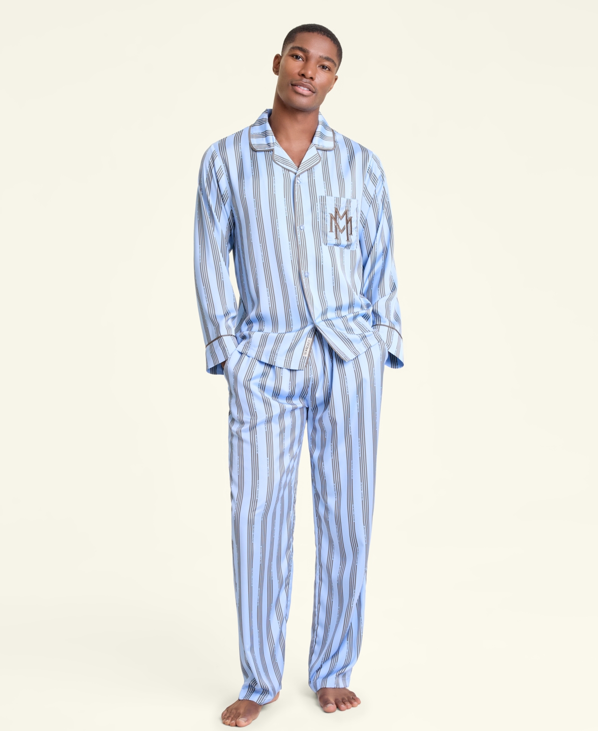 Click here for Disney | Macys Mens Mickey Mouse Satin Pajamas Sle... prices