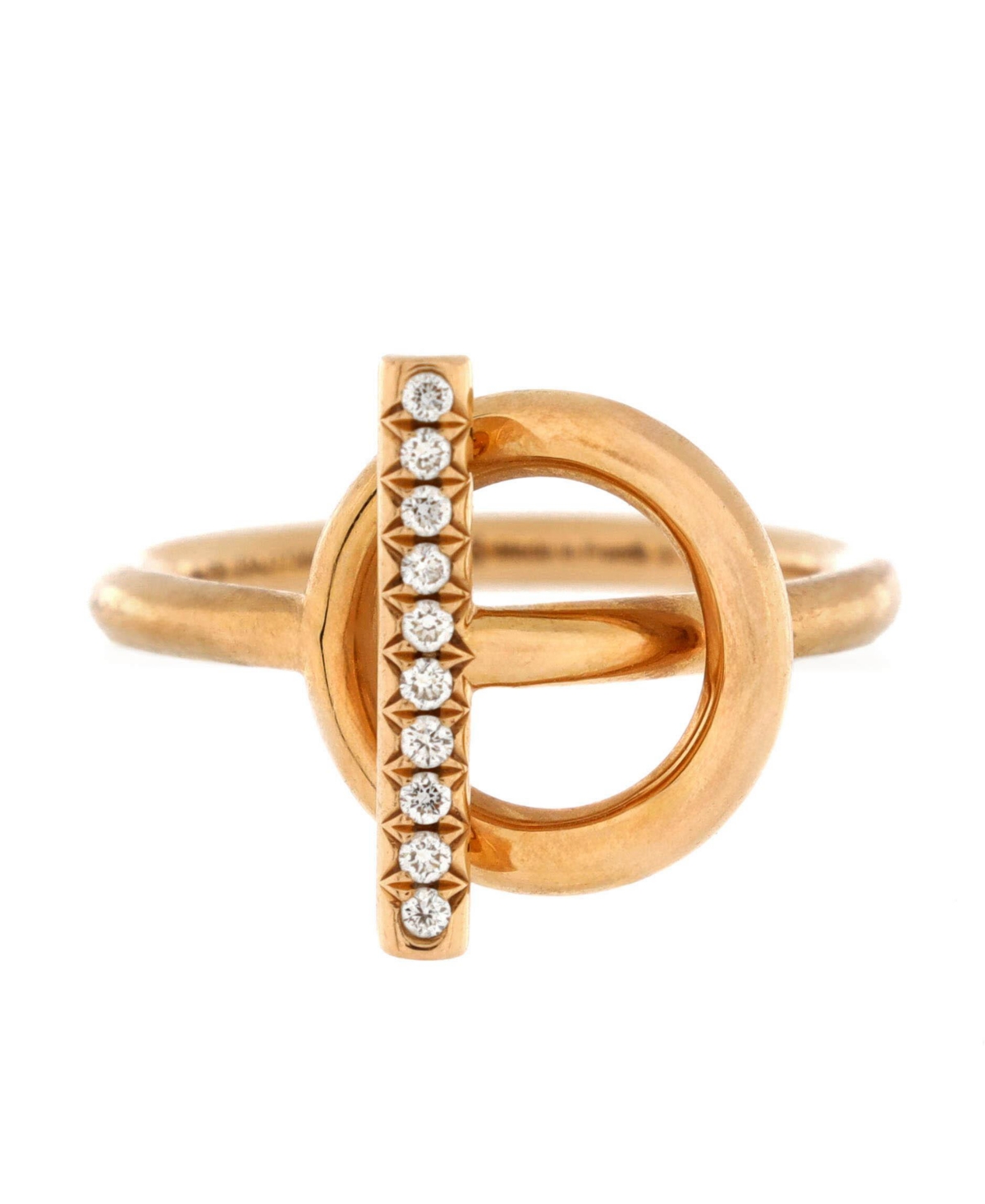 Click here for Pre-Owned Hermes Echappee Ring - 18k rose gold prices
