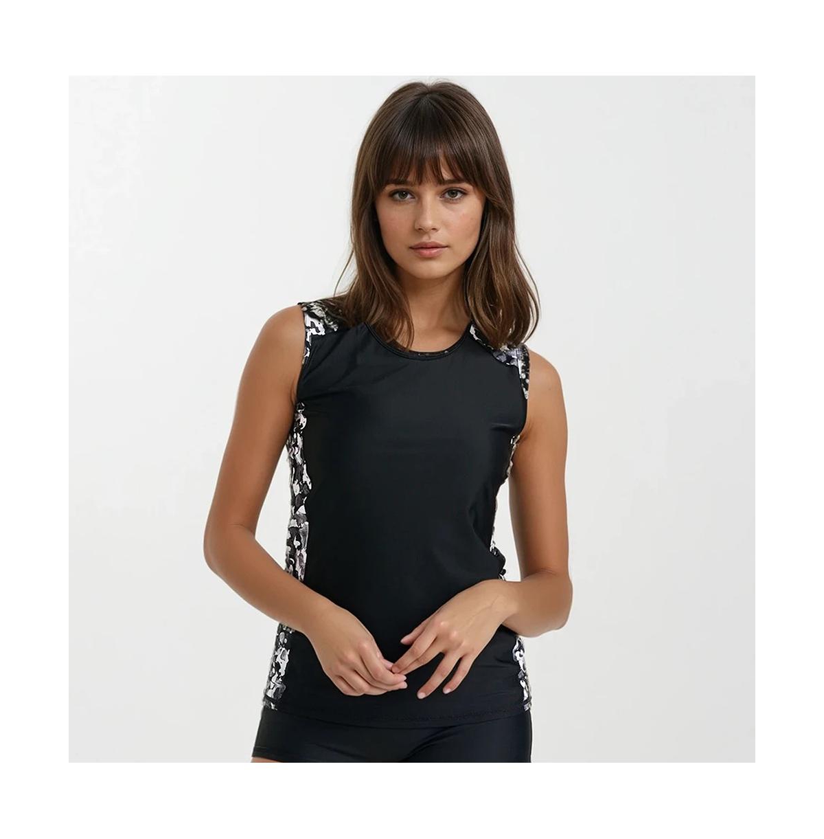 Click here for Calypsa Womens Plus Size Loose Fit Maya Swim Top -... prices