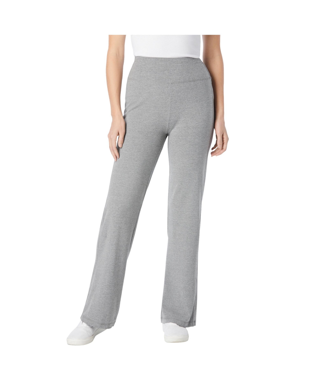 Click here for Woman Within Womens Within Stretch-Cotton Knit Pul... prices