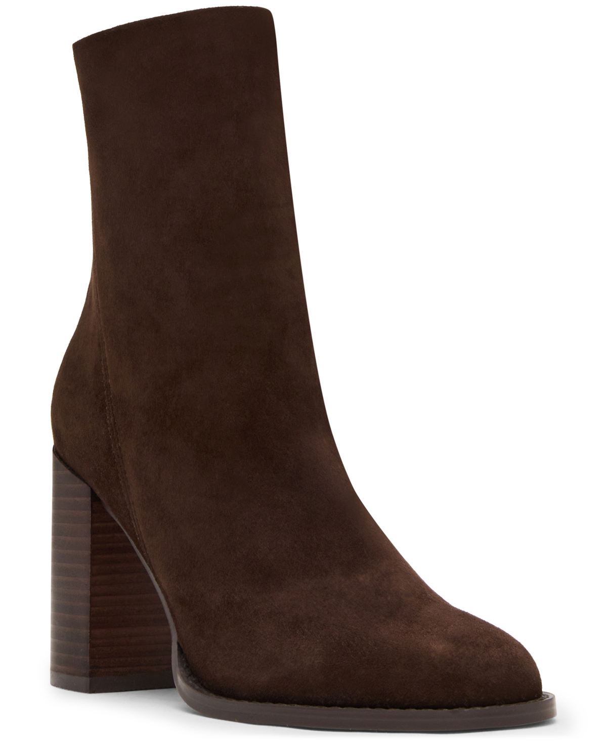 Click here for Steve Madden Obsession Block-Heel Booties - Brown... prices