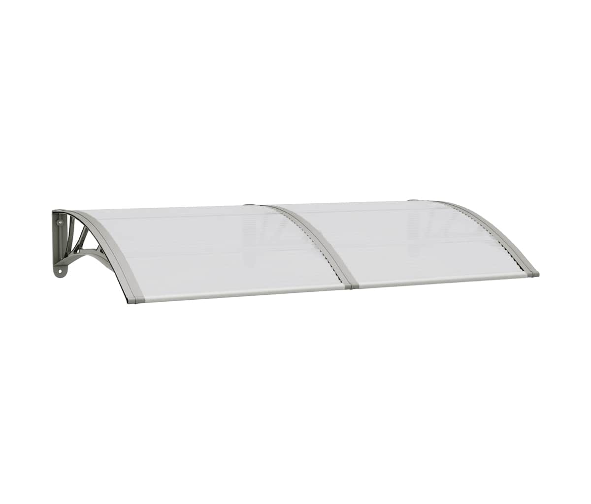Click here for Door Canopy Gray Polycarbonate 59.1x29.5 in Durabl... prices