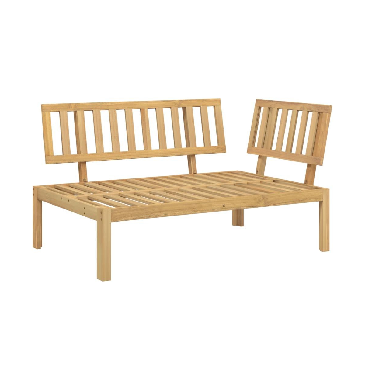Click here for Patio Pallet Corner Sofa Solid Wood Acacia - Brown prices