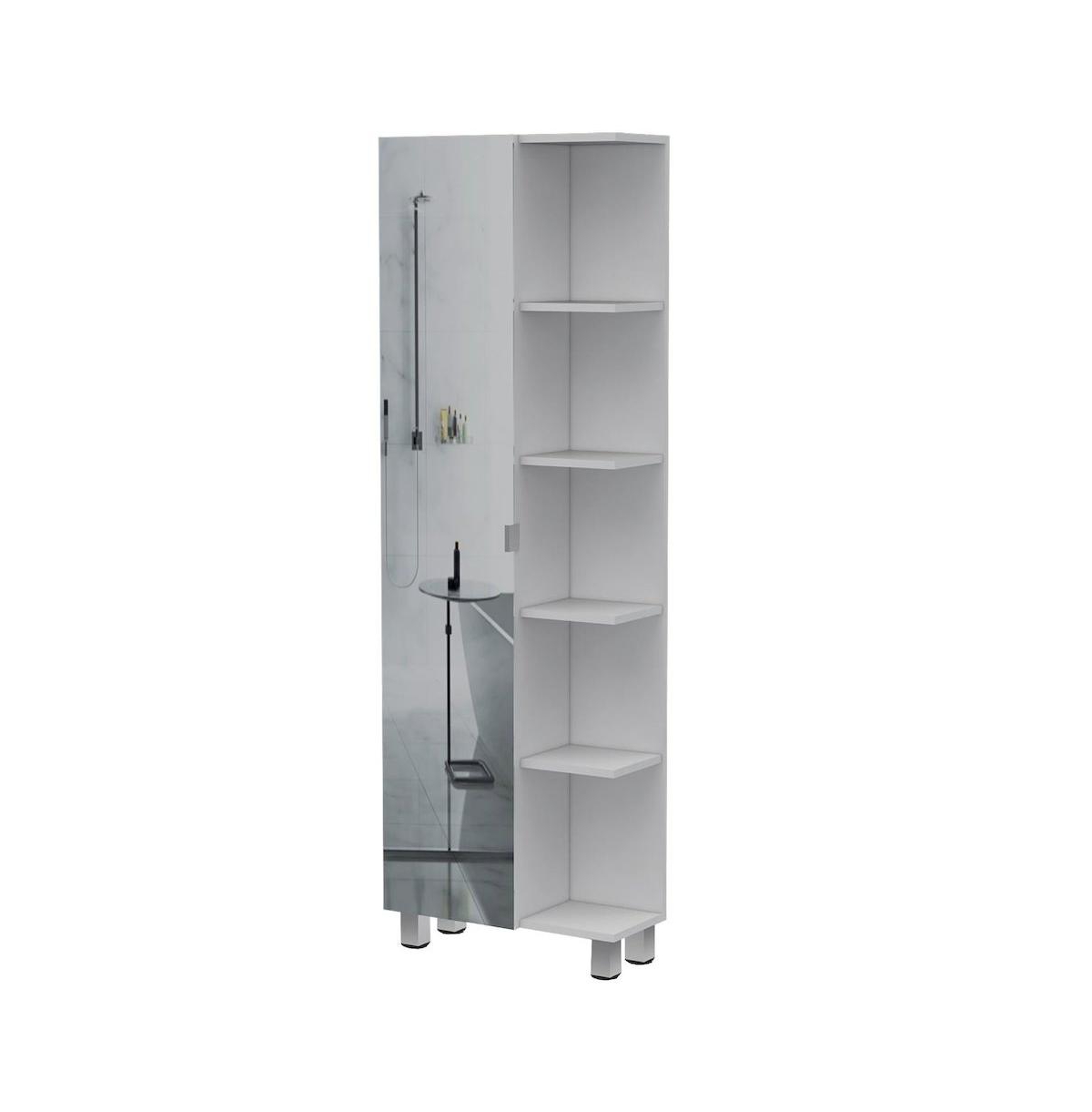 Click here for Tuhome Urano Mirror Linen Cabinet White Mdf - Whit... prices