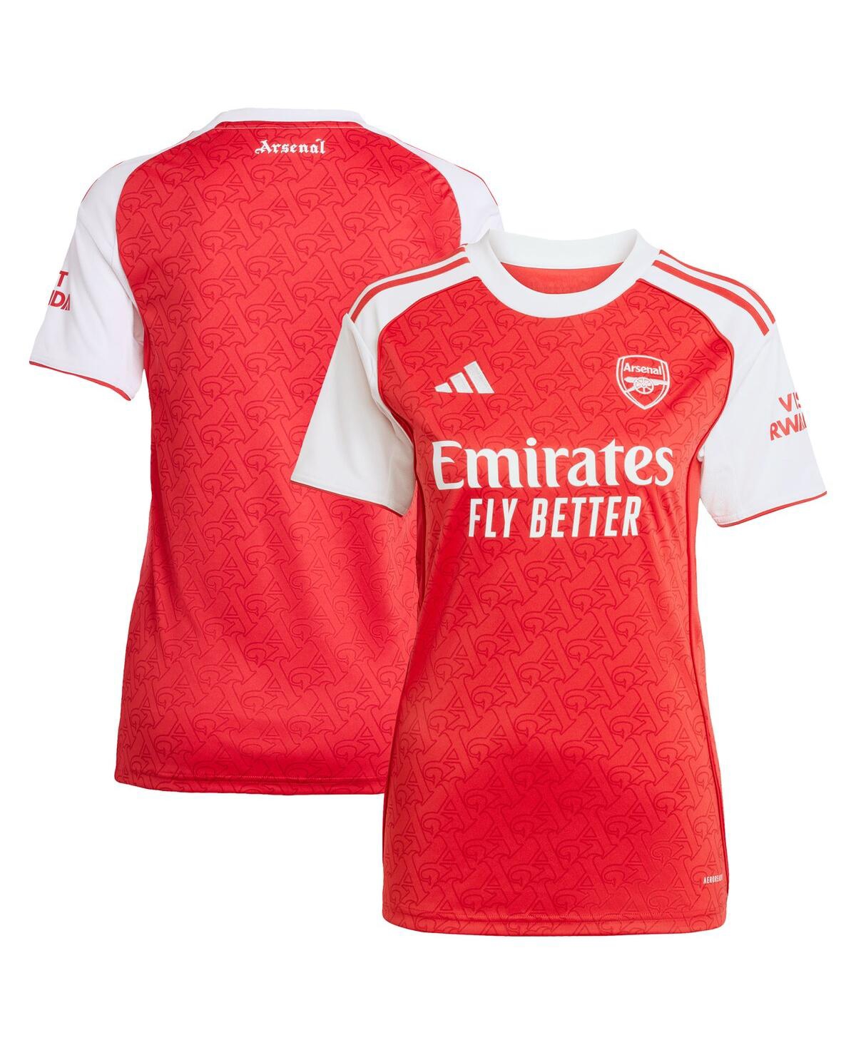 Click here for Adidas Womens Red Arsenal 2025/26 Home Replica Jer... prices