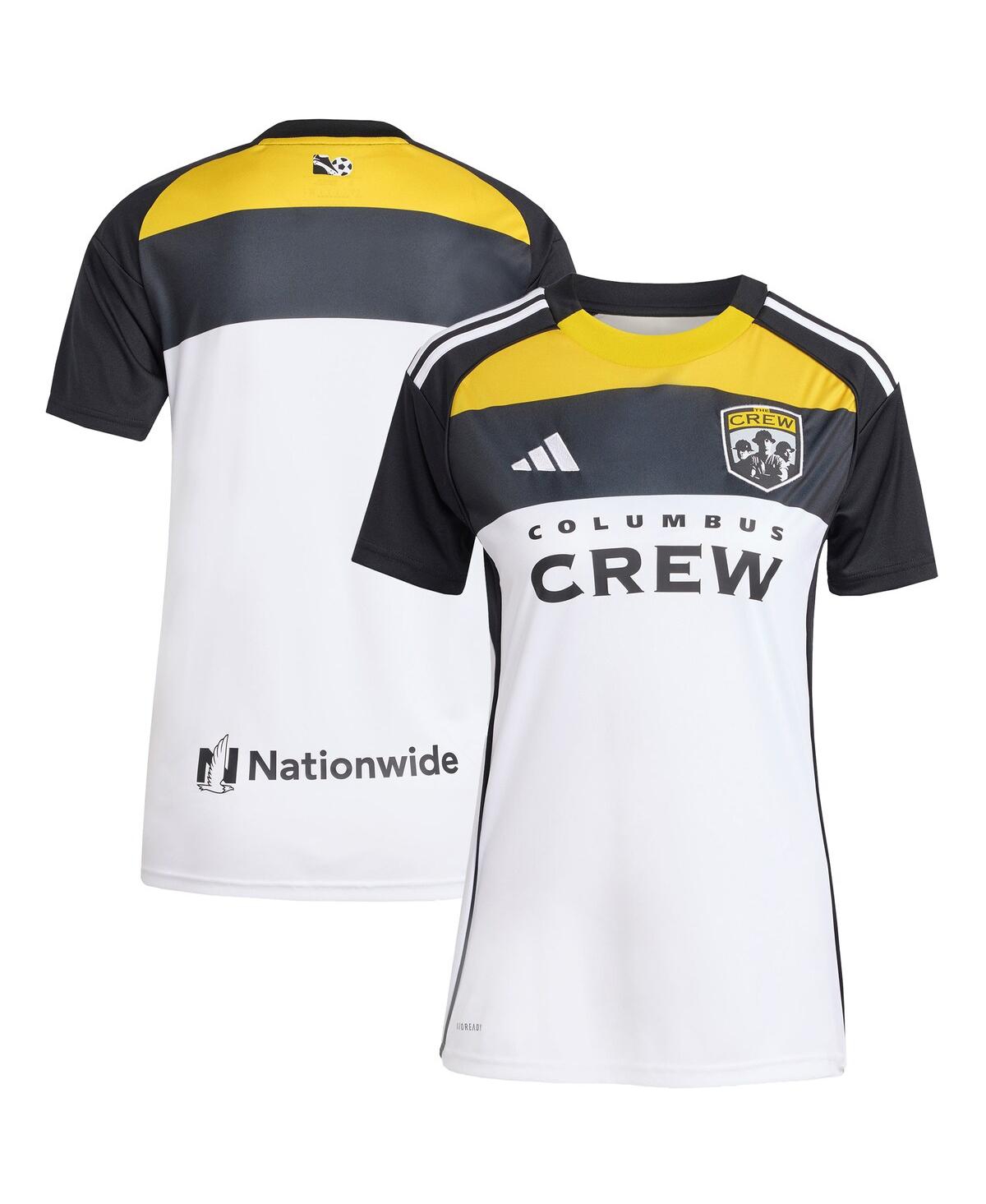 Click here for Adidas Womens White Columbus Crew 2025 Third Repli... prices