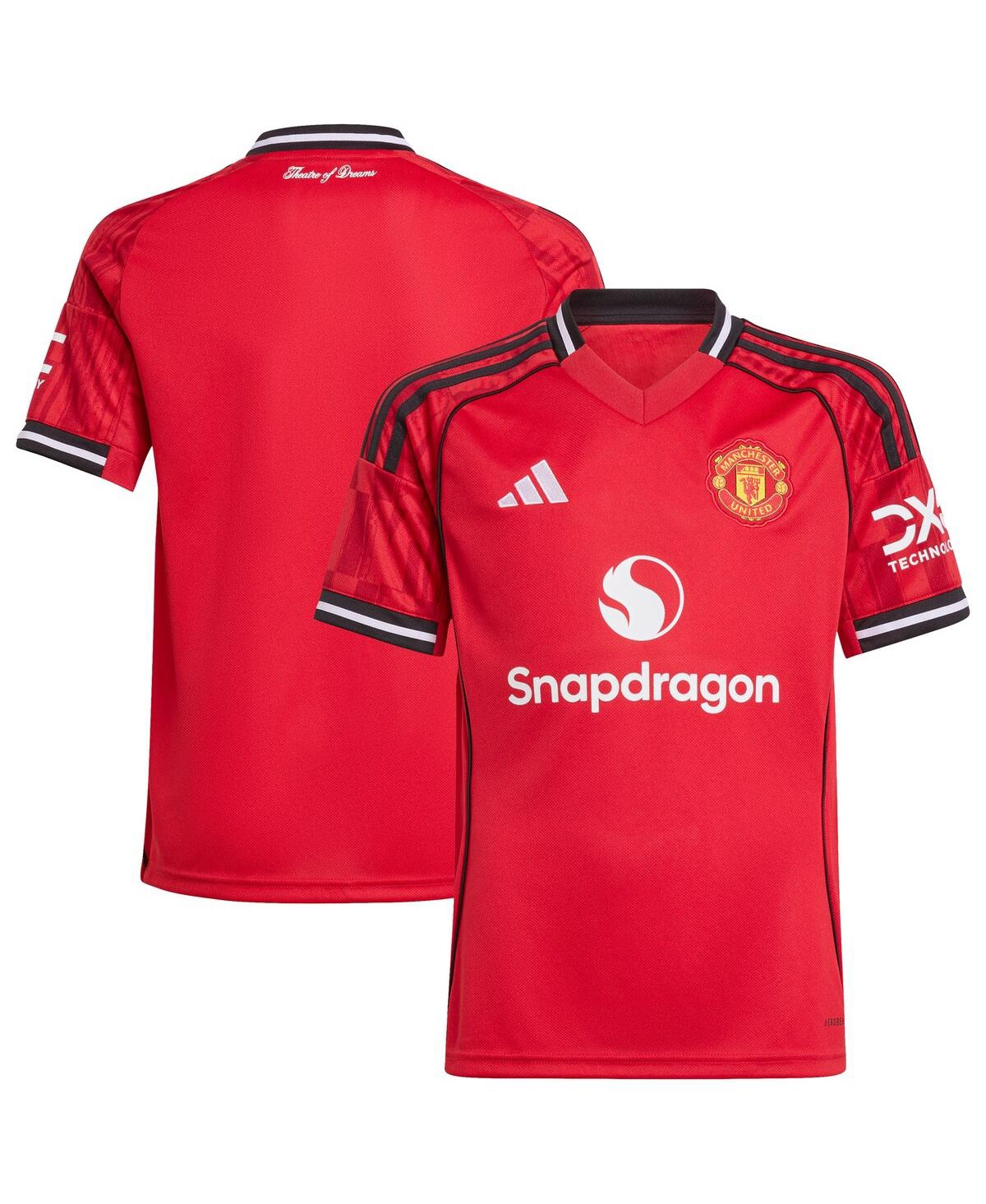 Click here for Adidas Big Boys and Girls Red Manchester United Ho... prices