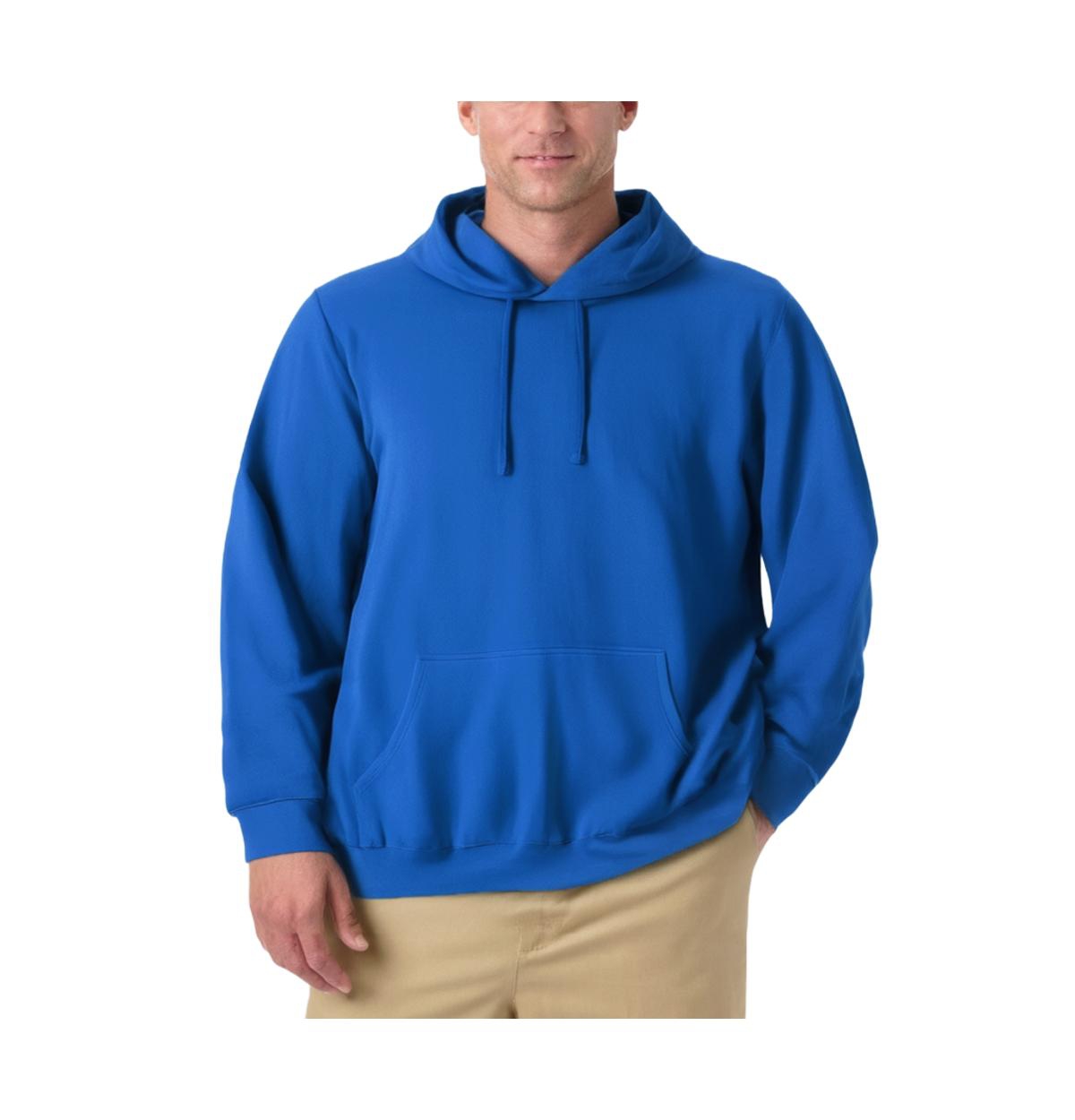 Click here for KingSize Big & Tall Fleece Pullover Hoodie - Royal... prices