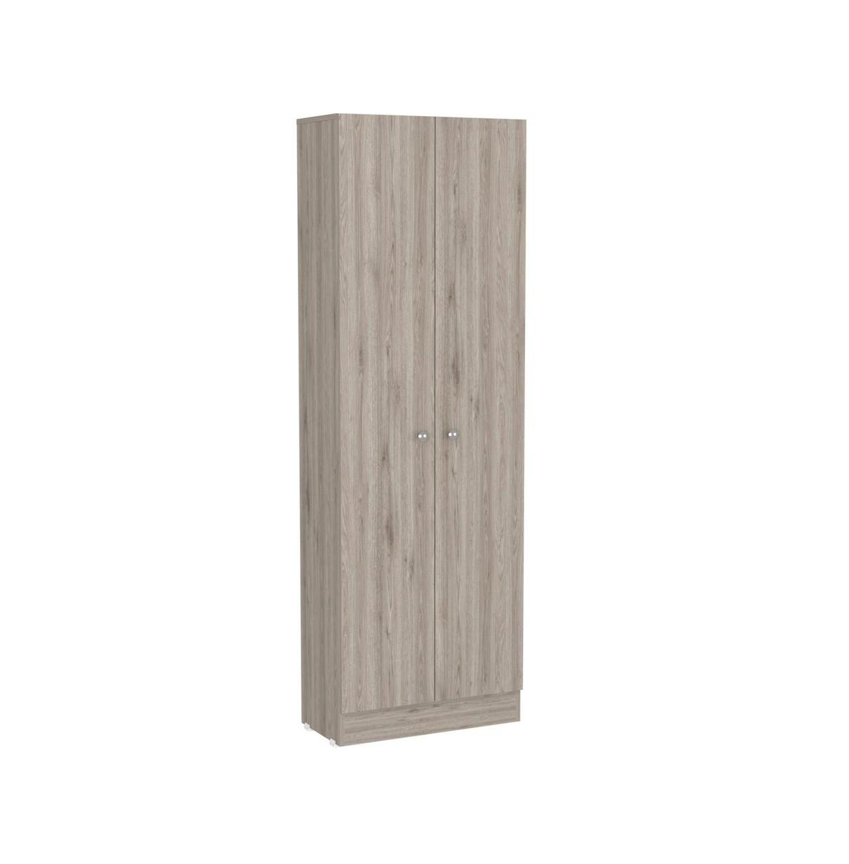 Click here for Tuhome Multistorage Pantry Light Gray Mdf - Grey prices