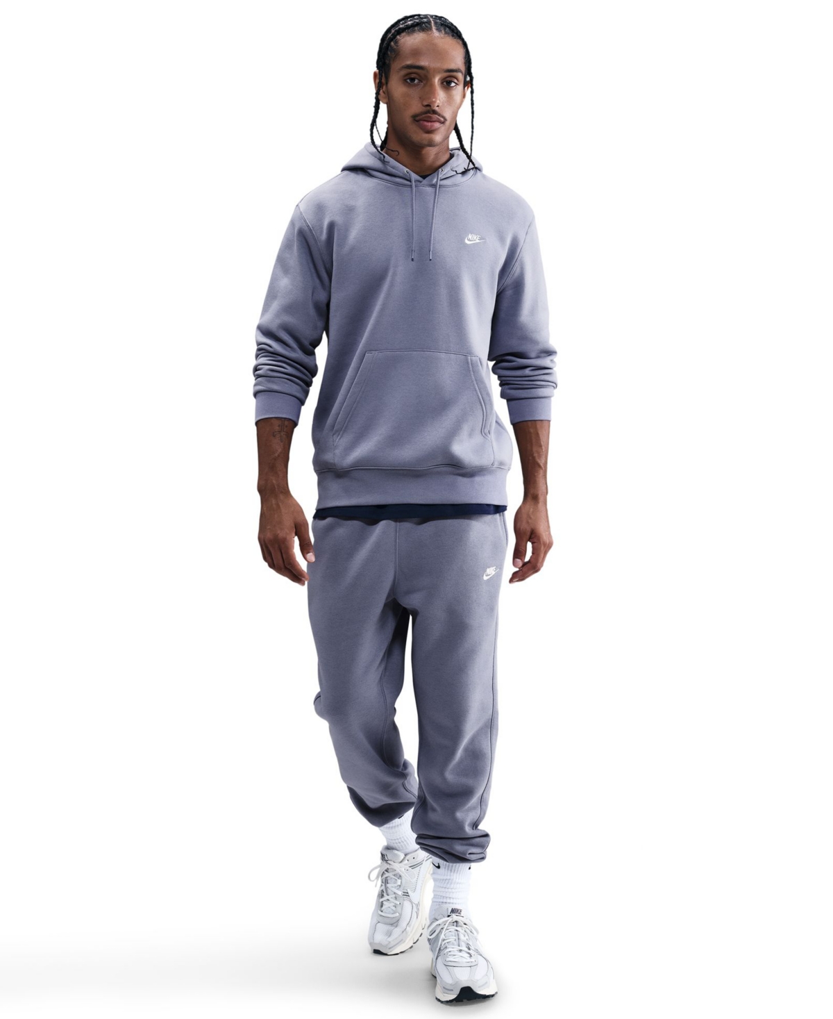 Click here for Nike Club Mens Pullover Fleece Logo Hoodie - World... prices