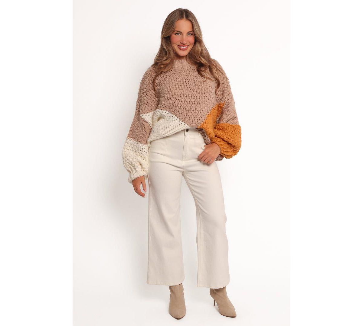 Click here for Petal and Pup Womens Koda Pattern Knit Sweater - B... prices