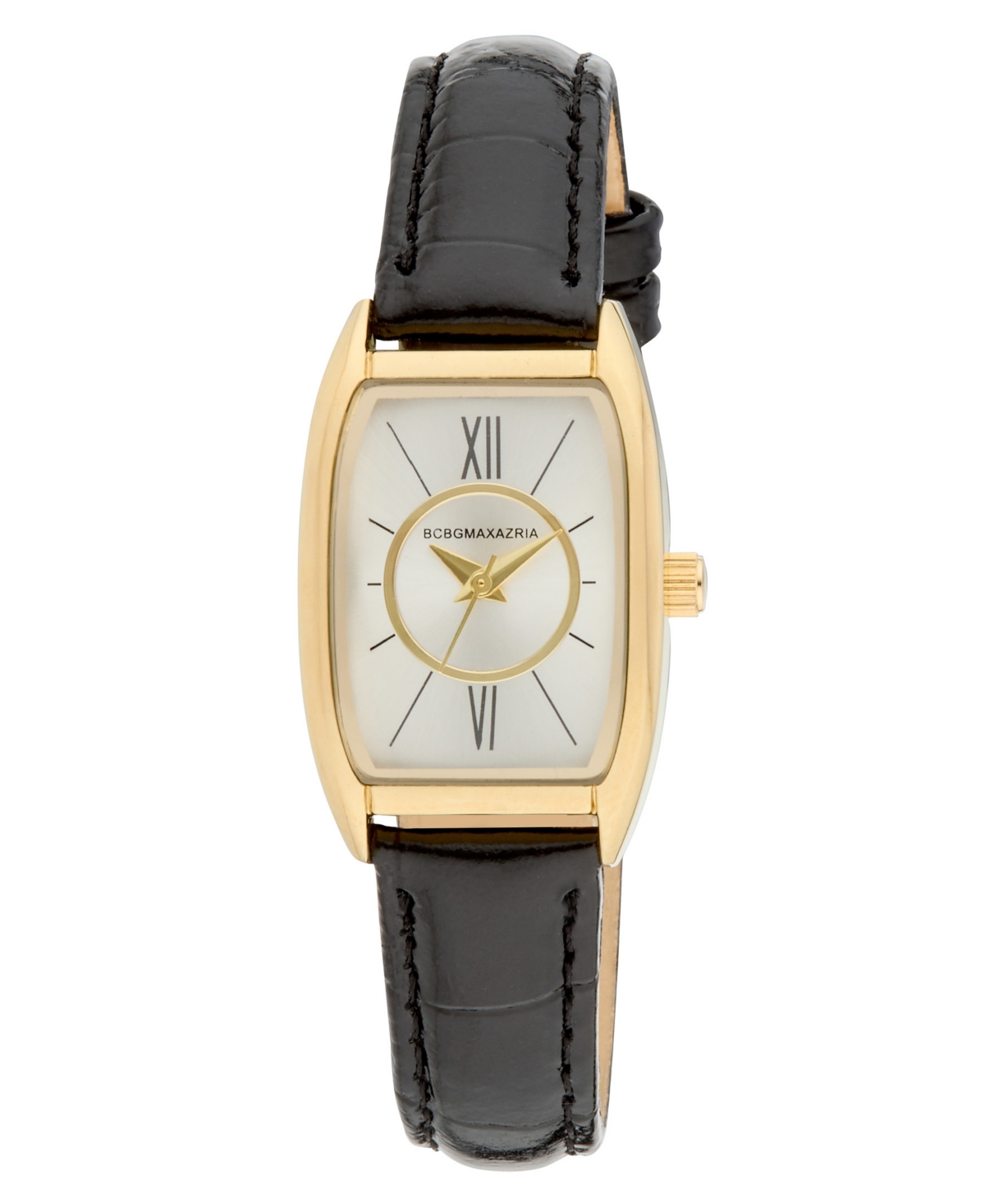 Click here for Bcbgmaxazria Womens Modena Black Leather Strap Wat... prices