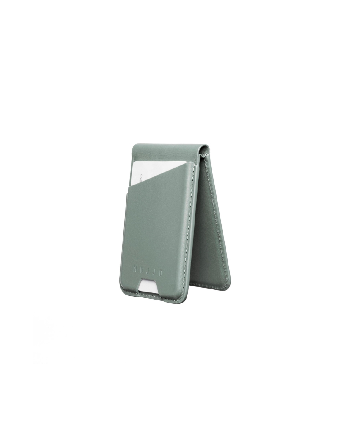 Click here for Mujjo MagSafe Wallet Stand - Green Smoke prices