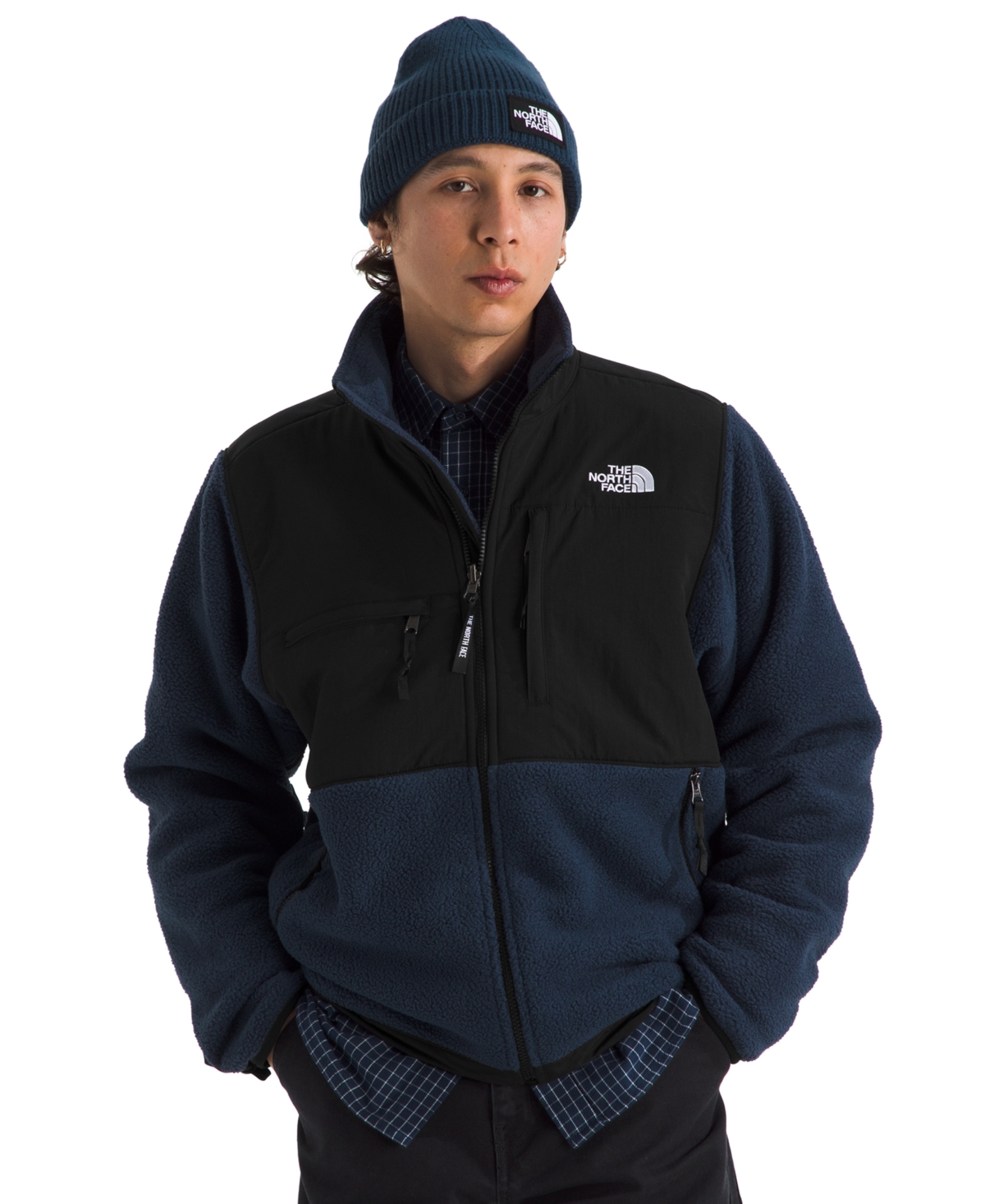 The North Face Mens Retro Denali Fleece Jacket - Summit Navy/Black