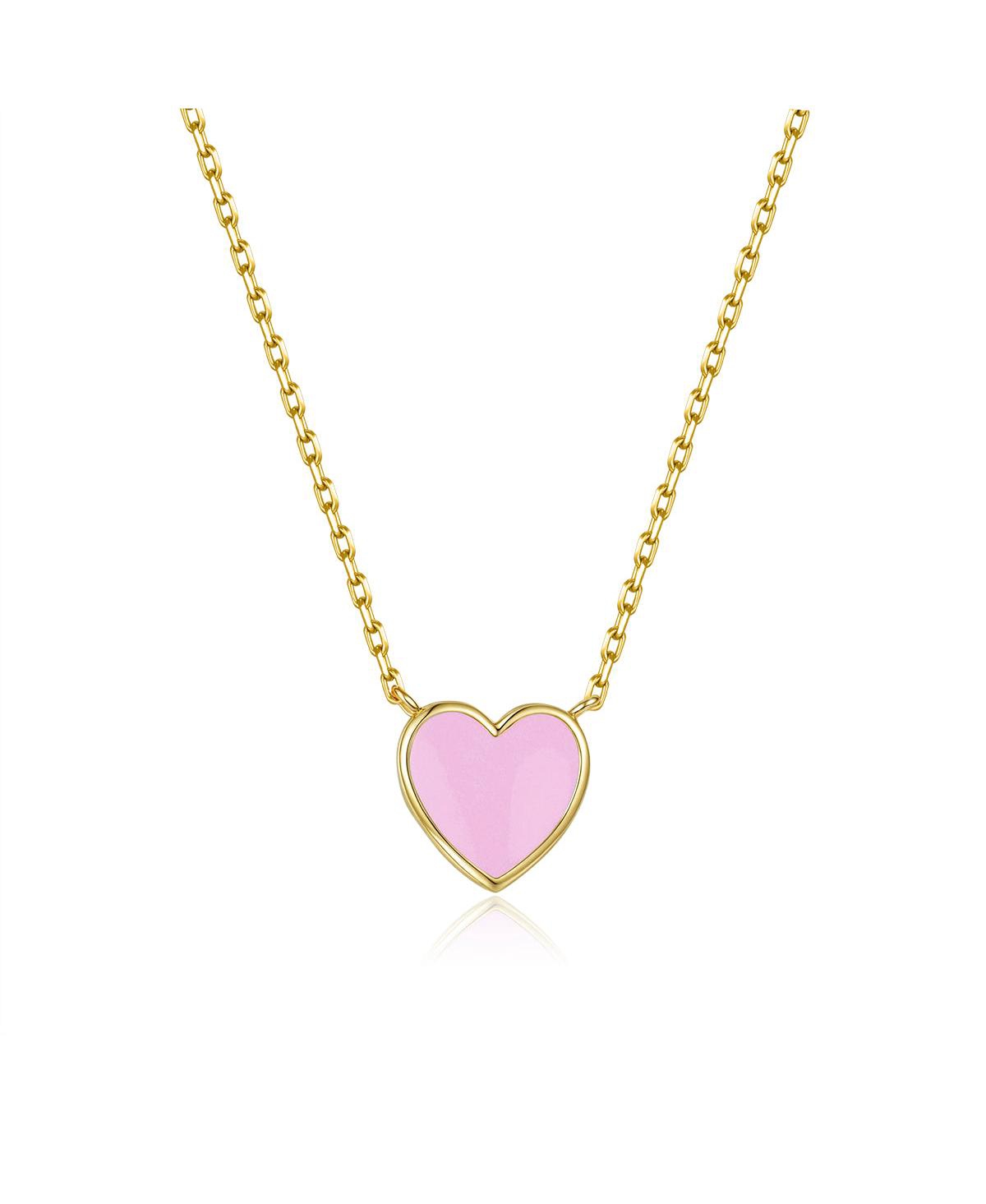 Click here for Anna Zuckerman Petit Love Necklace in Pink - Pink prices