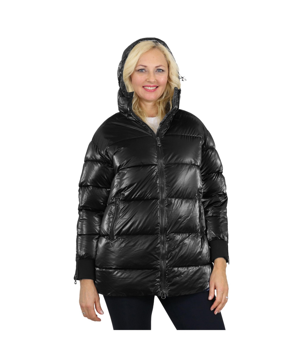 Click here for Spire By Galaxy Womens Modern Fit Bubble Parka Jac... prices