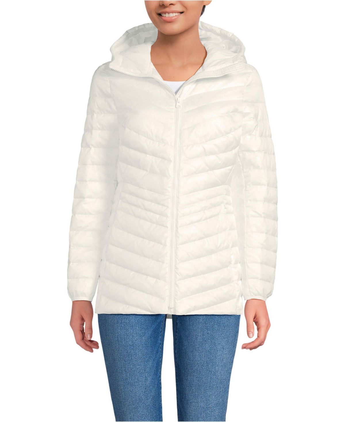 Click here for Lands End Womens Petite Wanderweight Packable Down... prices