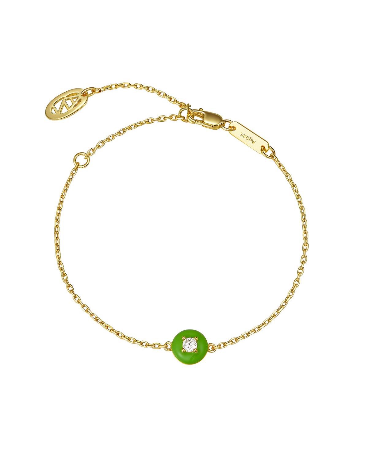 Click here for Anna Zuckerman Petit Cupcake Bracelet in Green - G... prices