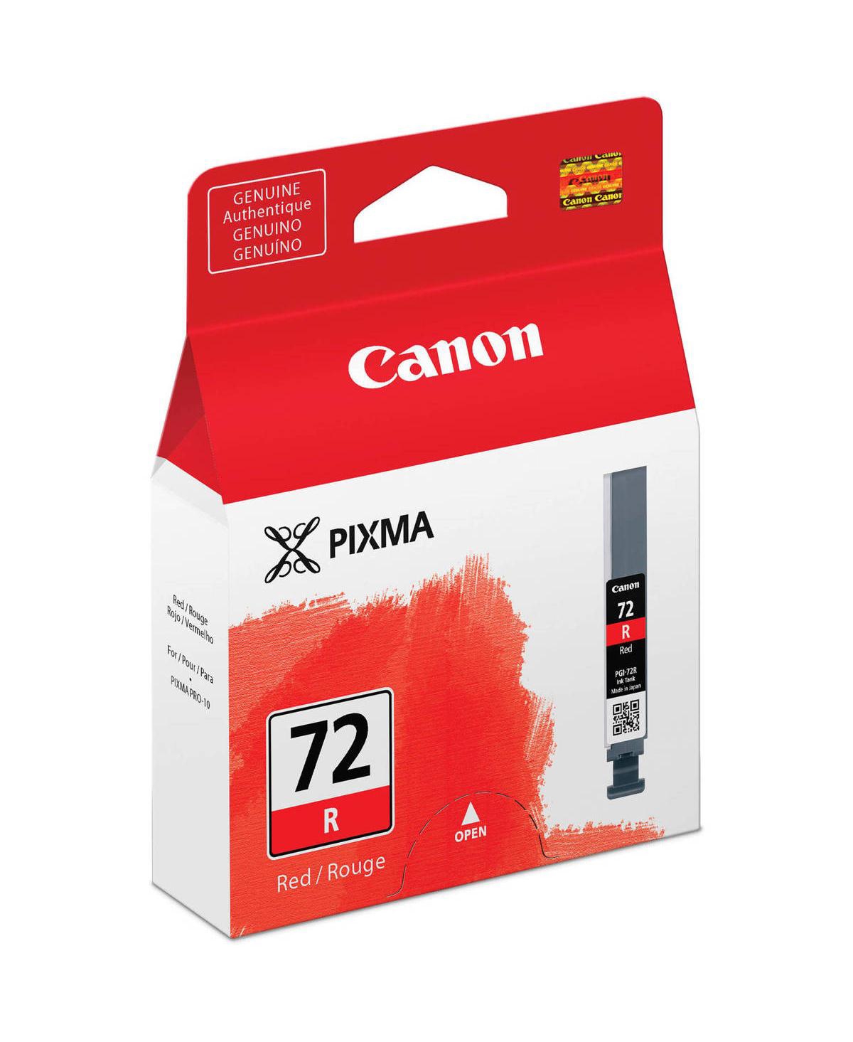 Click here for Canon Pgi-72R Red Ink Tank - Red prices