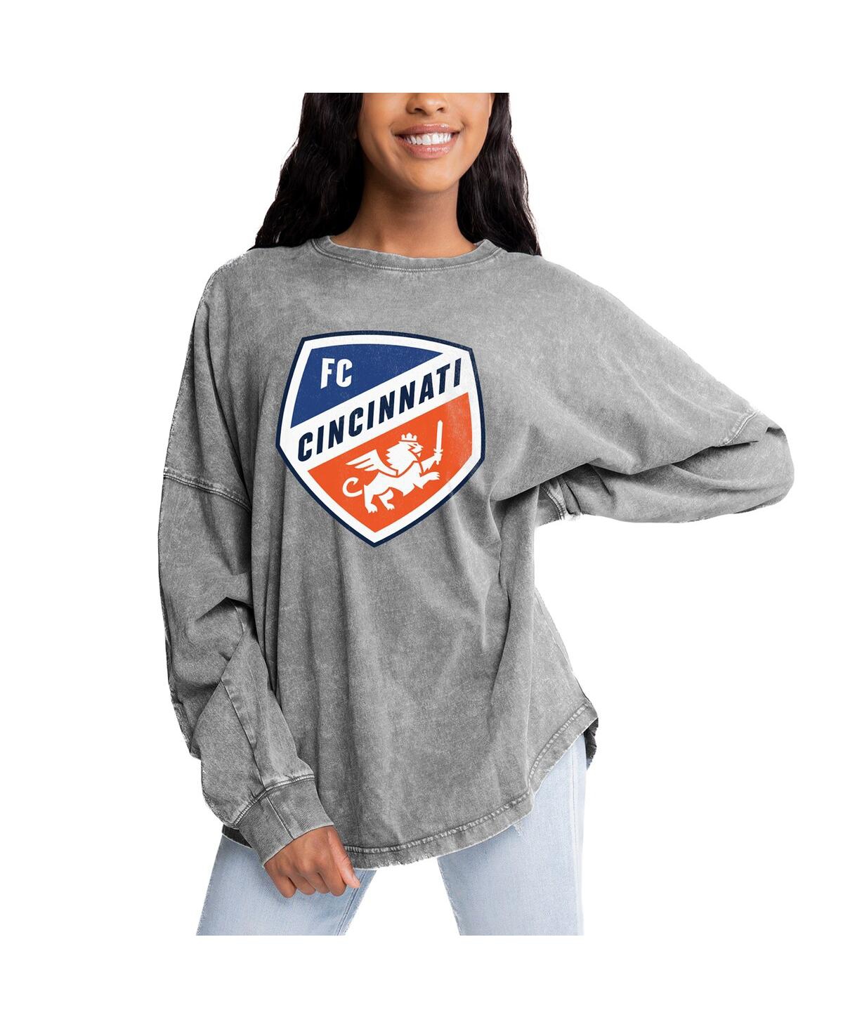 Click here for Gameday Couture Womens Gray Fc Cincinnati Faded Wa... prices